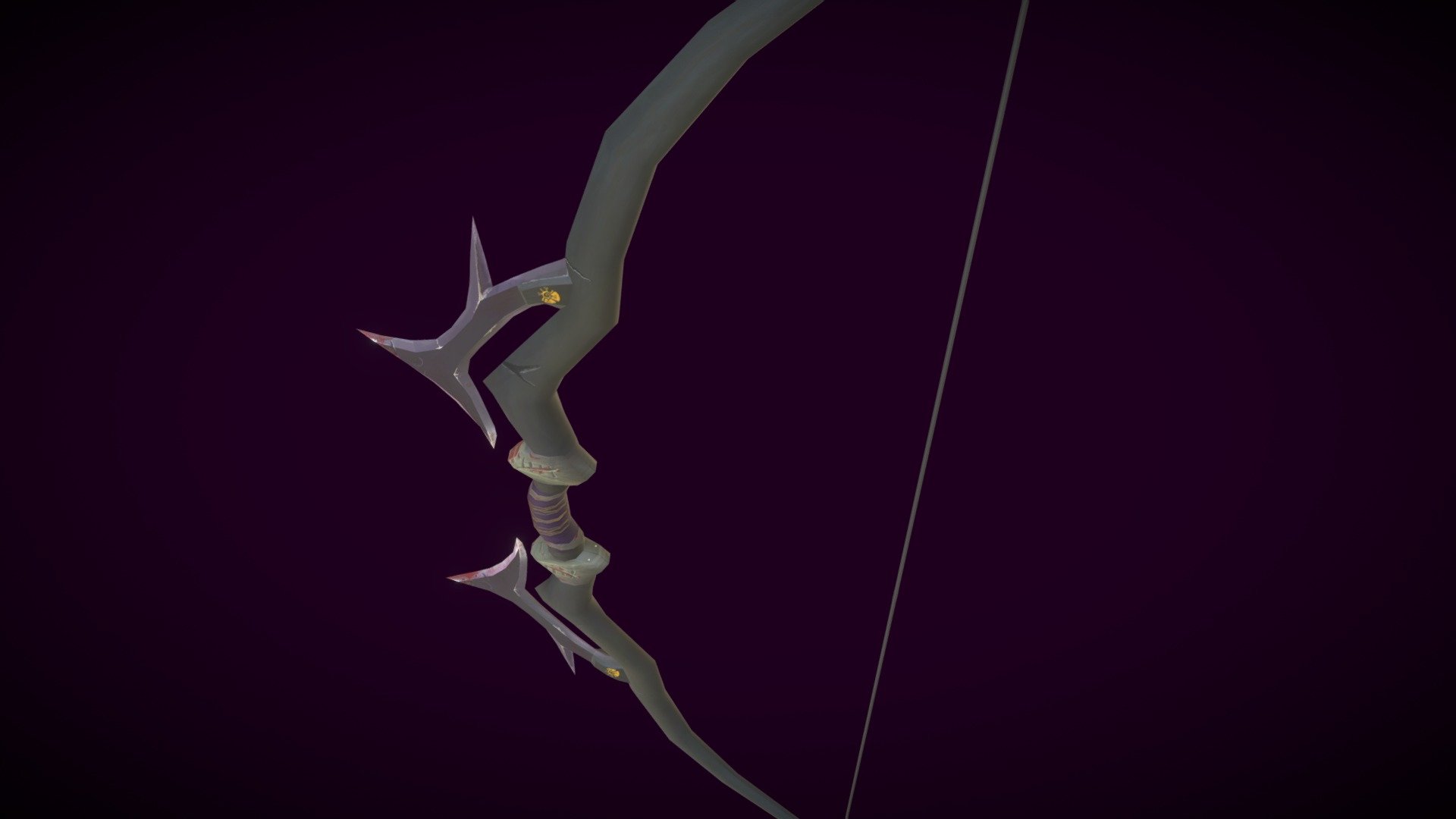Fantasy Bow - 3D model by lacey_lansaw [4e7b76c] - Sketchfab
