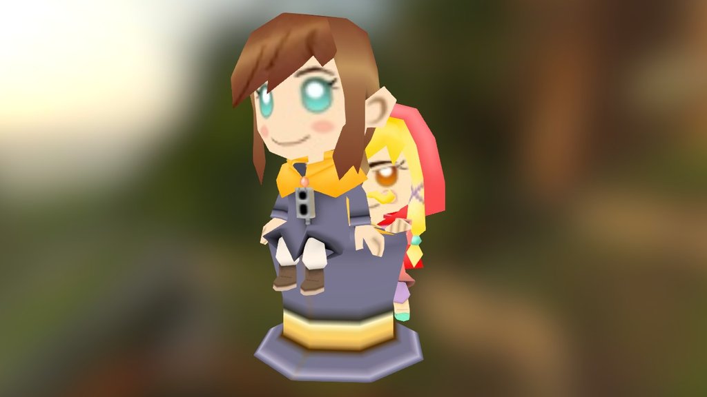 64-bit Hat Girl - 3D model by the_regressor (@the-regressor) [4e7fcec ...