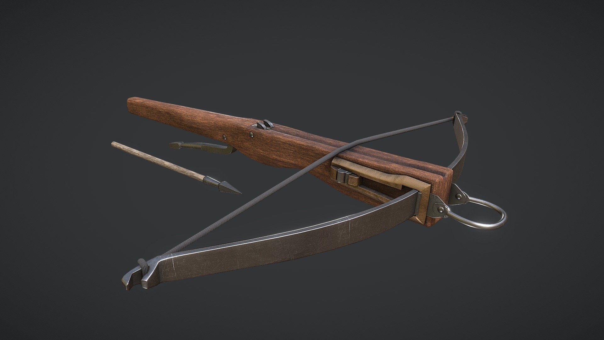 Crossbow - 3D model by SavageS3NTINEL [4e8168a] - Sketchfab