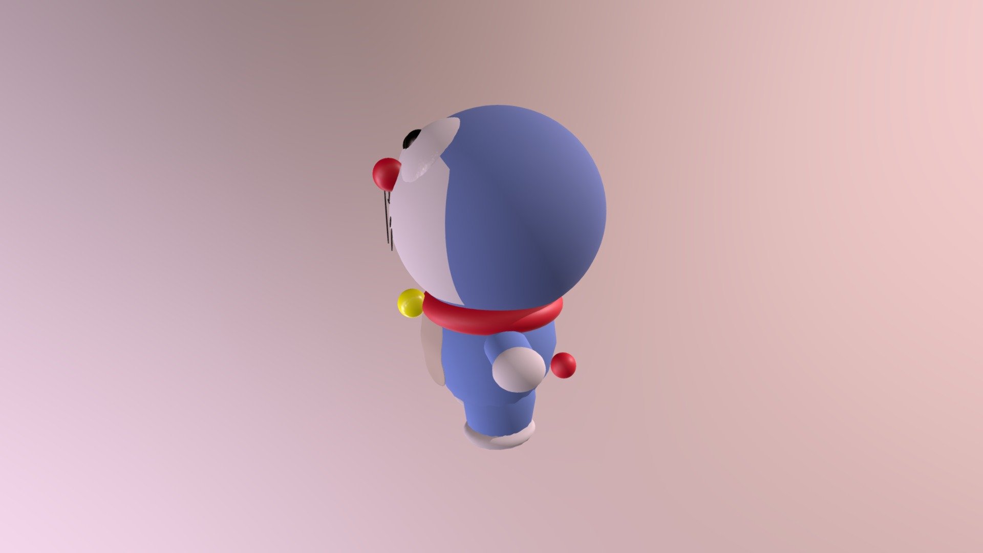 Doraemon - 3D model by zafrean (@zafrean) [4e81cba] - Sketchfab