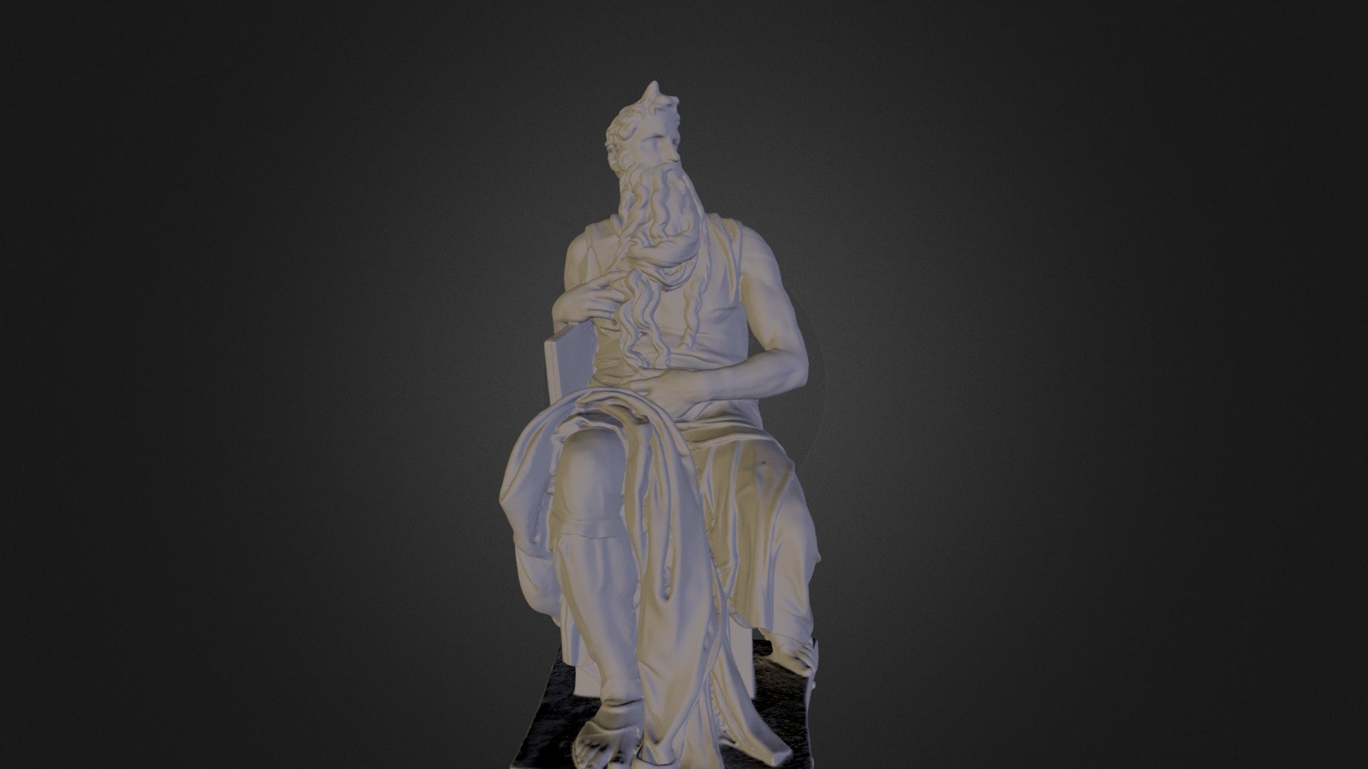 Moses by Michelangelo by Peter Farell | Download free STL model ...
