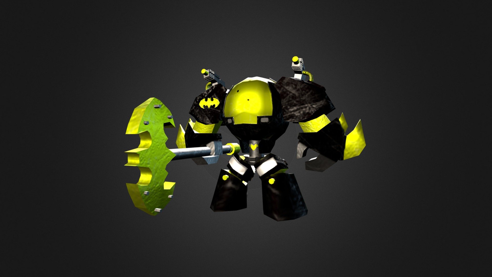 Bat Mech - 3D model by fernandojr [4e83f6b] - Sketchfab
