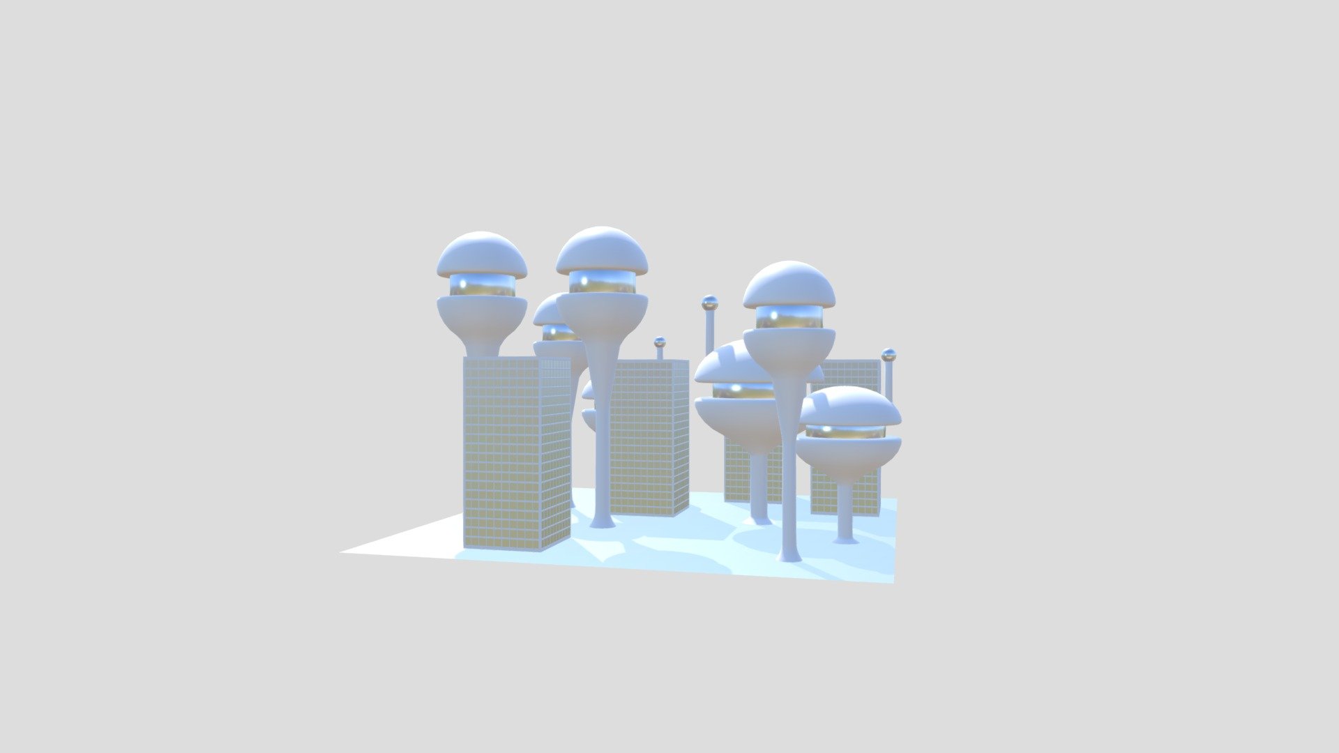 Environment Blockout - 3D model by lye (@plutocastle) [4e87a7a] - Sketchfab