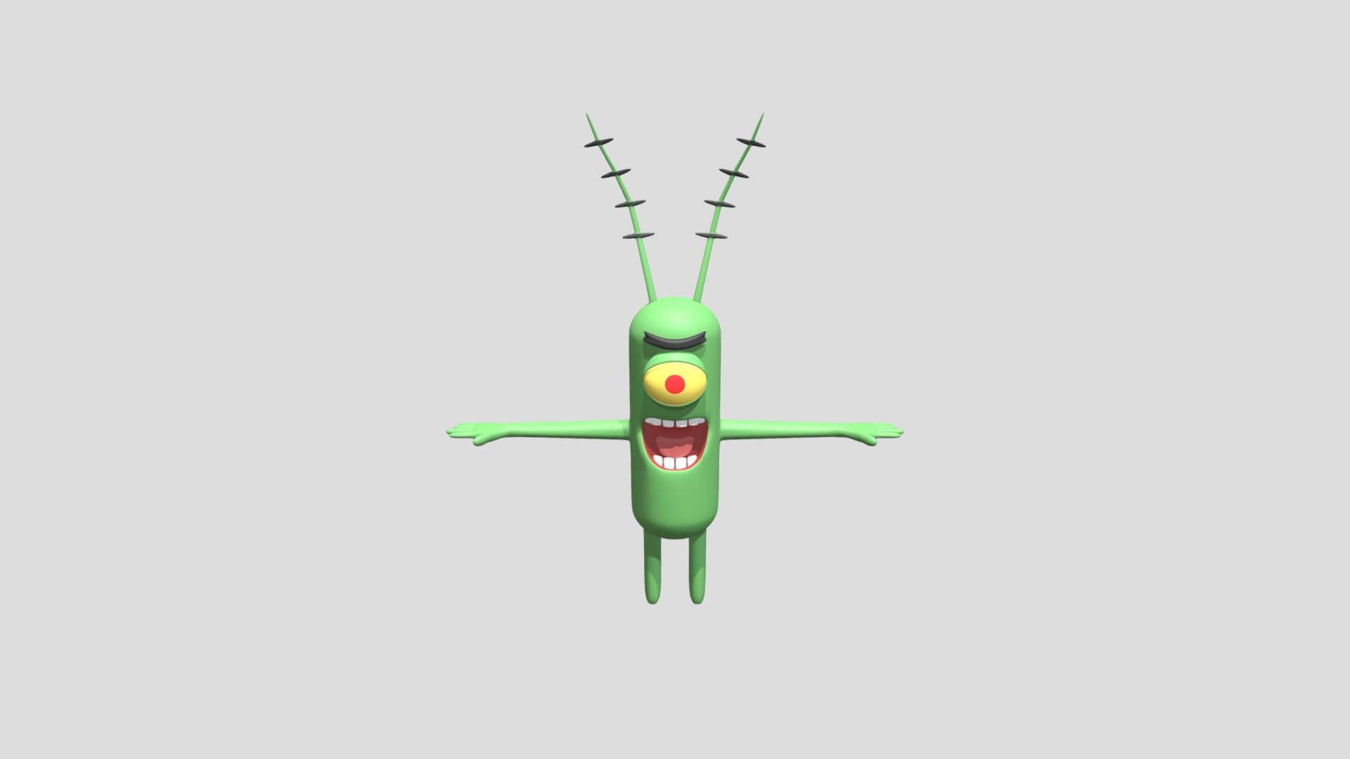 sheldon-plankton - Download Free 3D model by amyluvzrob [4e87eab ...