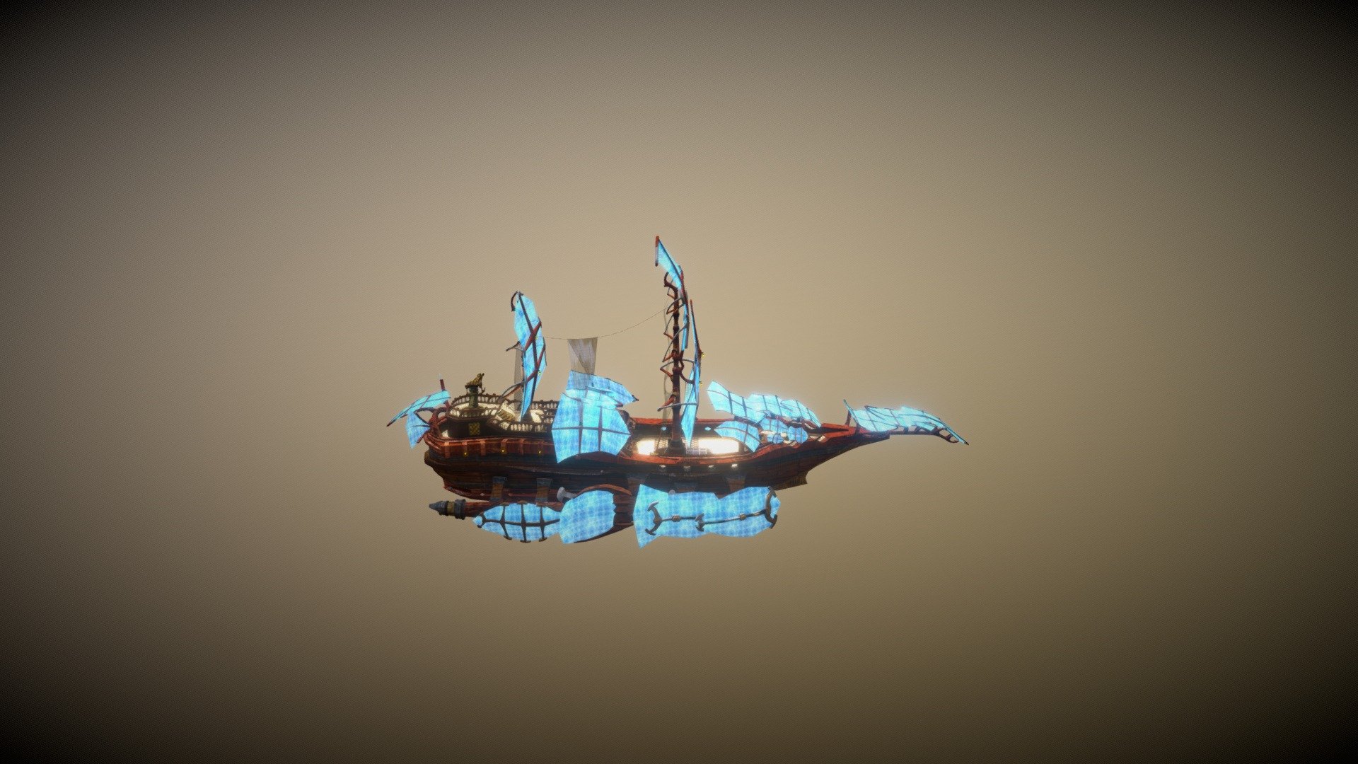 Astral Ship - 3D model by StacksOfBlue (@RazorBlue) [4e87ef6] - Sketchfab