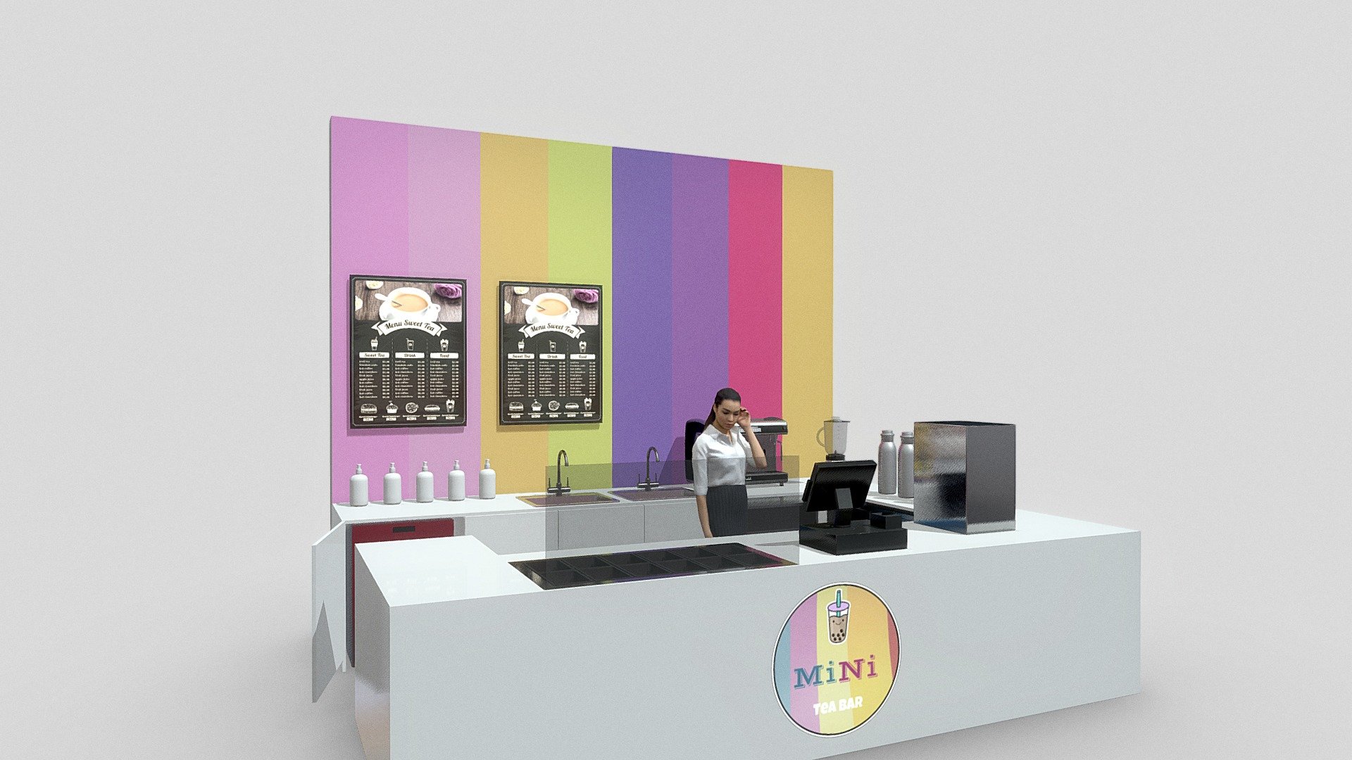 Insulă Mini Tea Bar - 3D model by Patrudoizero Design (@patrudoizero ...