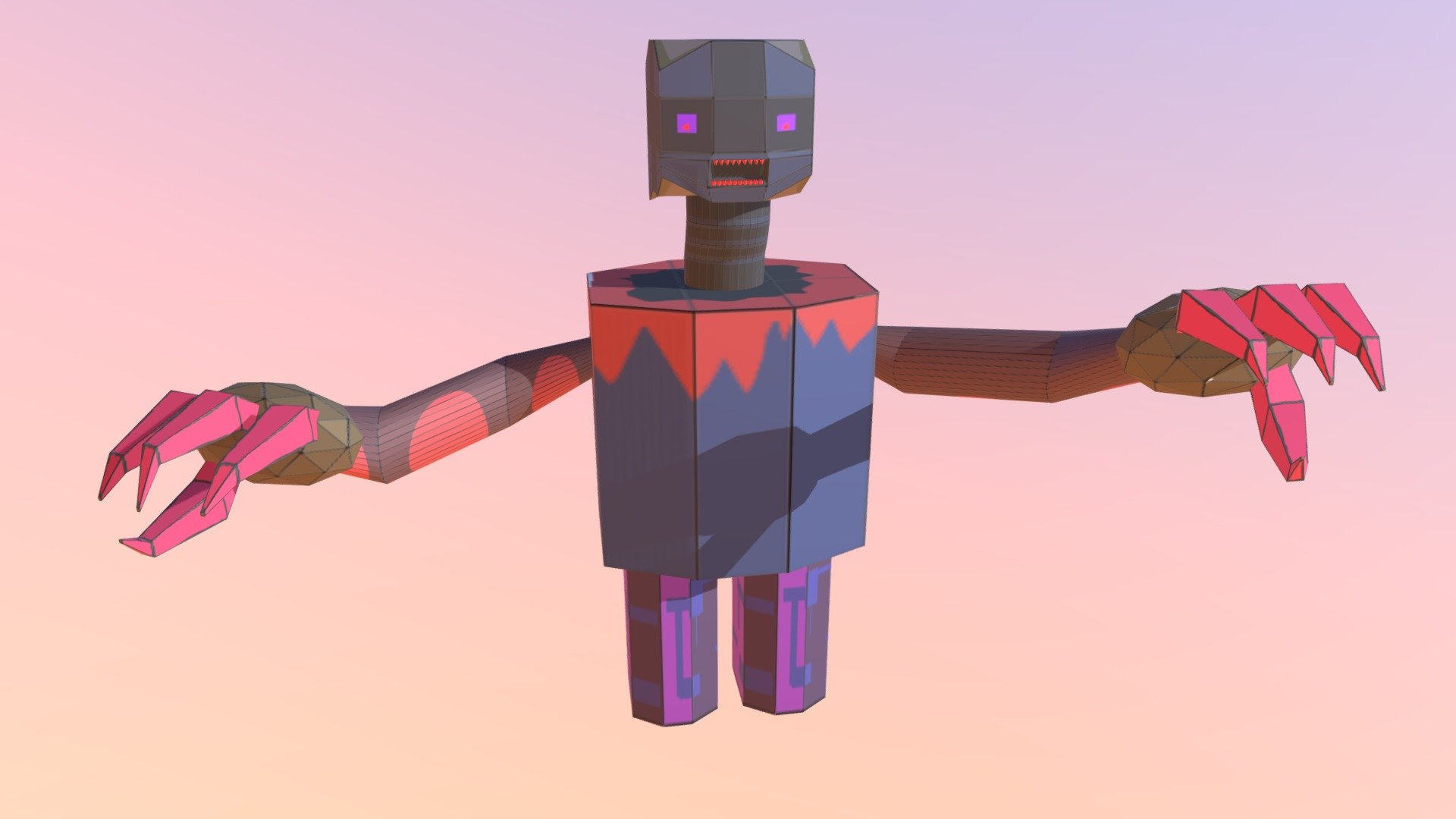 Monster - 3D model by keltdurr9529 [4e89dc3] - Sketchfab