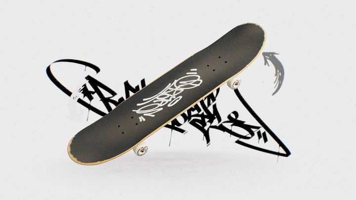 Skateboard 3D models - Sketchfab
