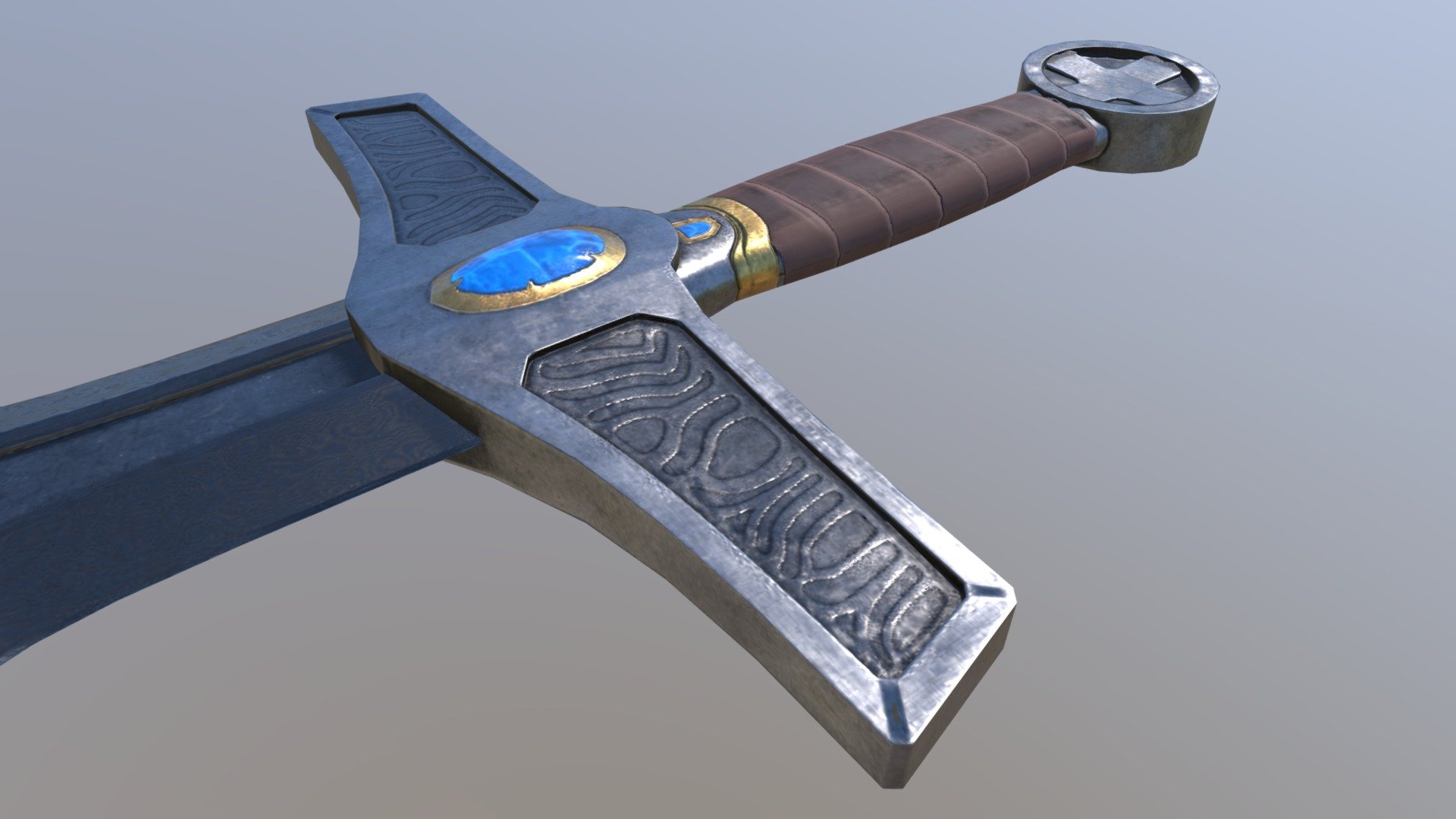 Fantasy Blade - 3D model by FrostiWolff [4e8af6c] - Sketchfab