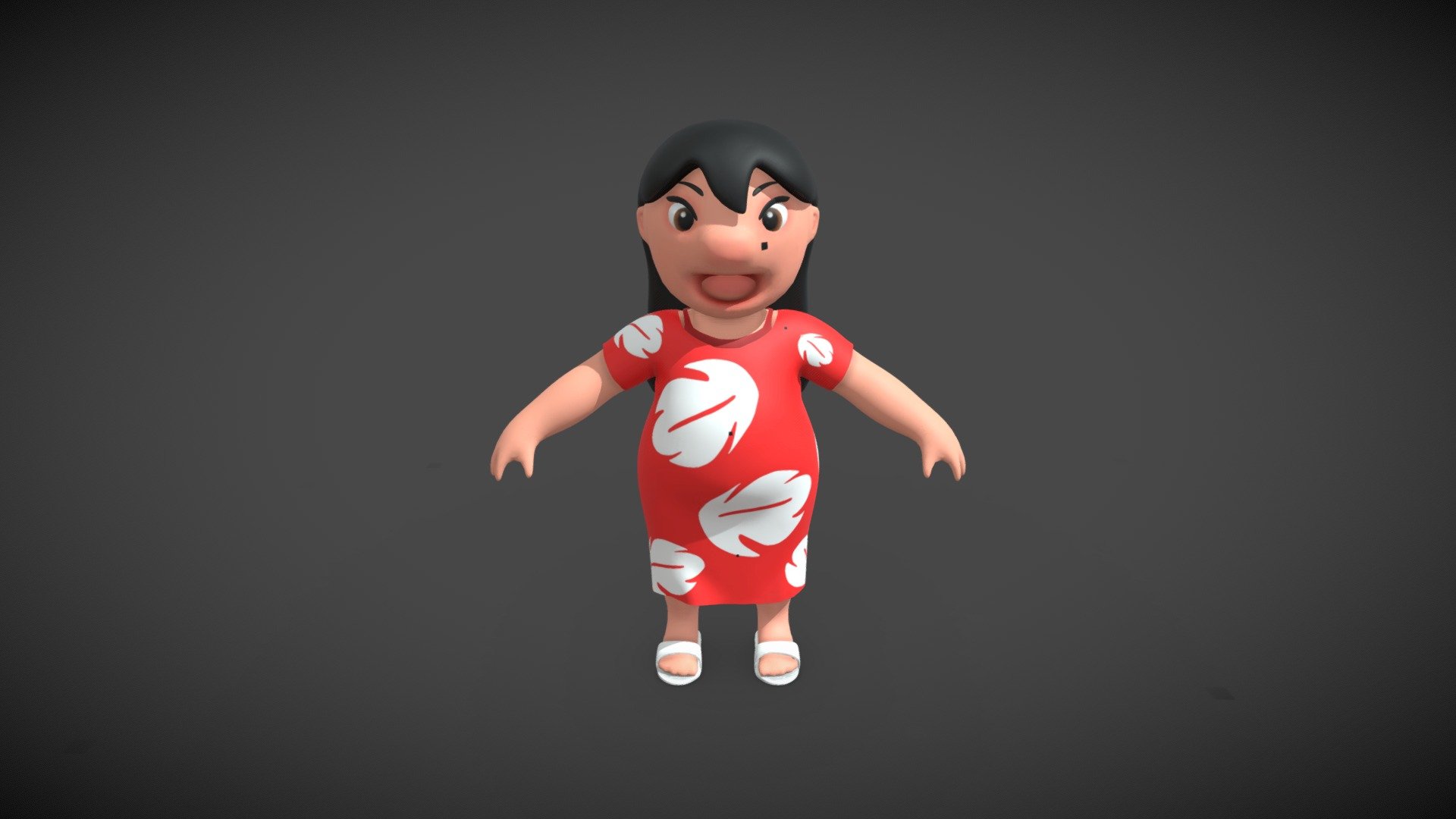 Lilo - FanArt - 3D model by eddy_srrs [4e8b80f] - Sketchfab
