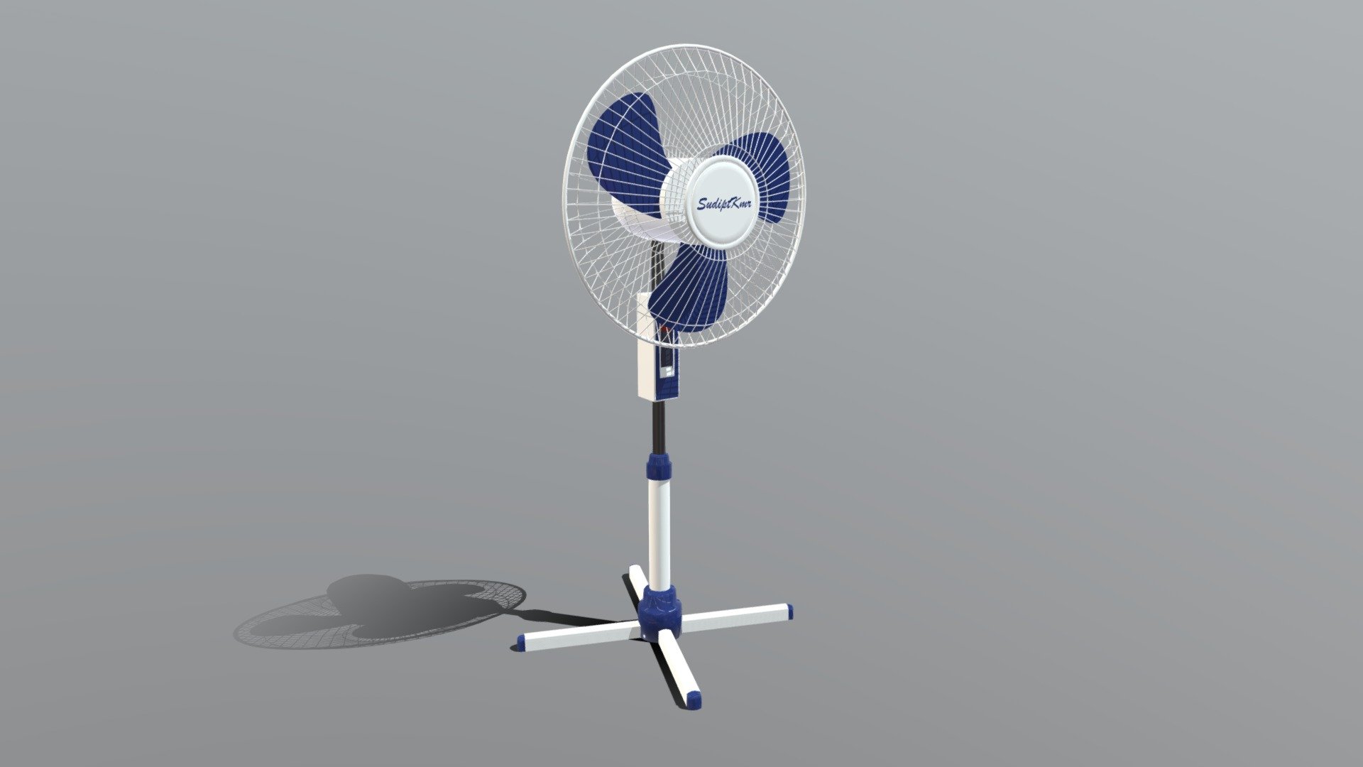 Floor Standing Pedestal Fan - by Sudiptkmr - Buy Royalty Free 3D model ...
