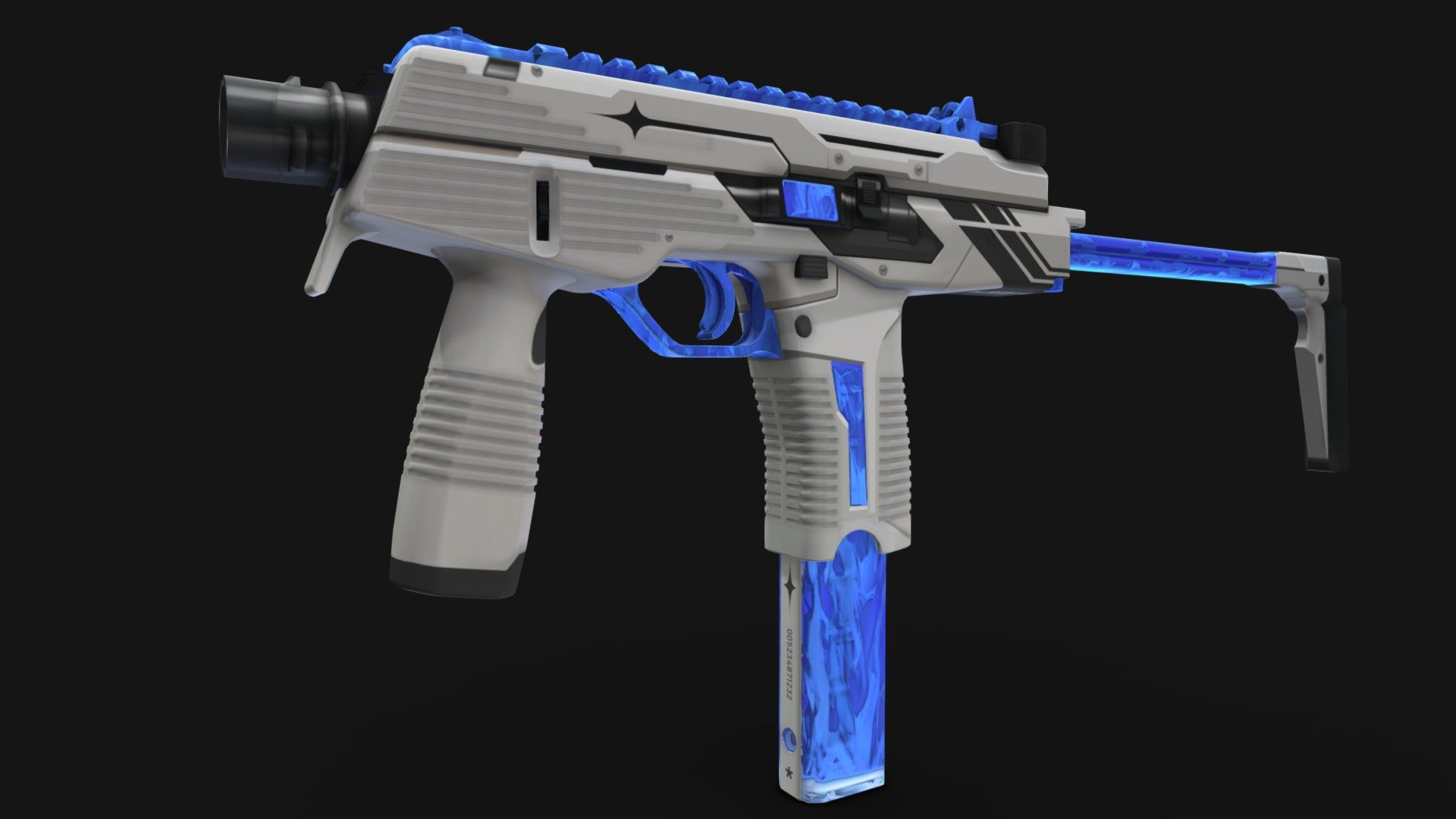 weapon_smg_mp9 - 3D model by konzui [4e8d31f] - Sketchfab
