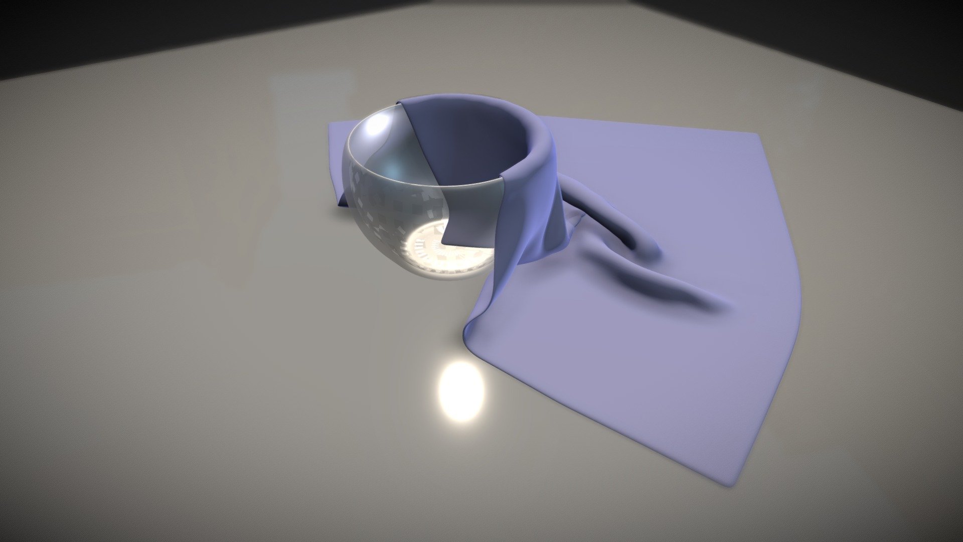2 0 CLOTH NAPKIN AND CUP - Download Free 3D model by Matei.Valentin ...