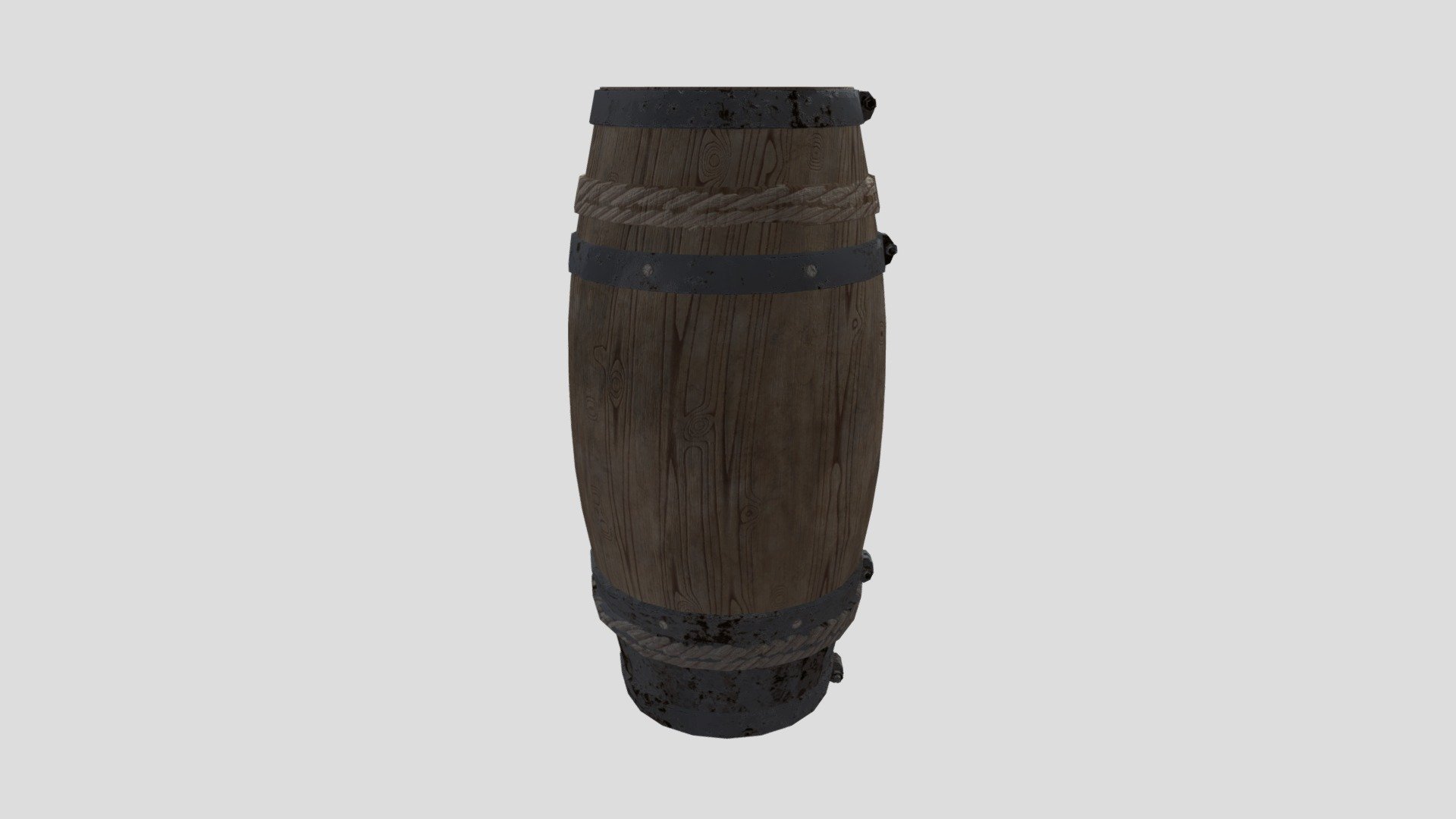 Dockside Barrel - 3D model by agingerich1 [4e8dd4f] - Sketchfab