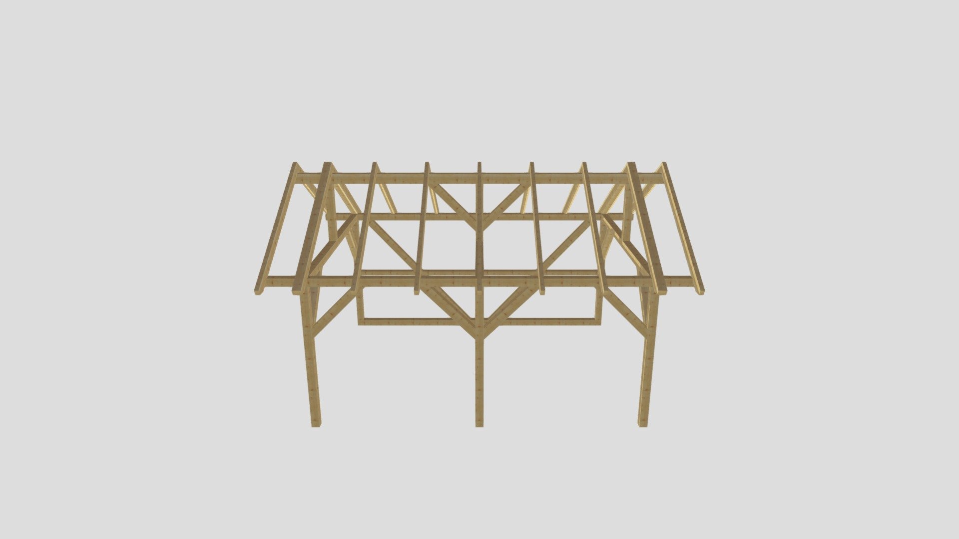3D MODEL CARPORT - 3D model by dejanknezevic220 [4e9323e] - Sketchfab