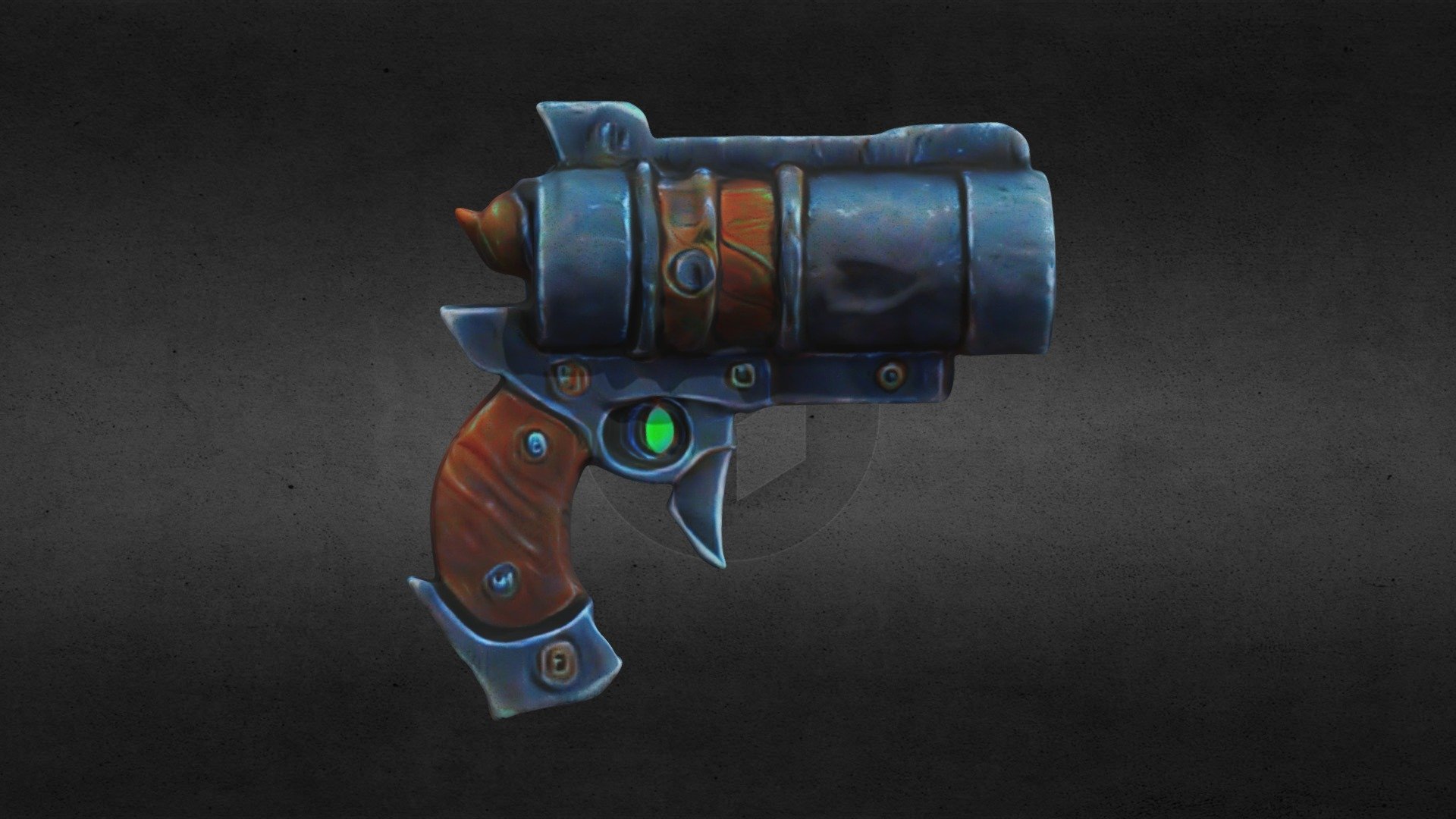Videogame Stylized Handgun - Buy Royalty Free 3D model by GAM3D (@gam3d ...
