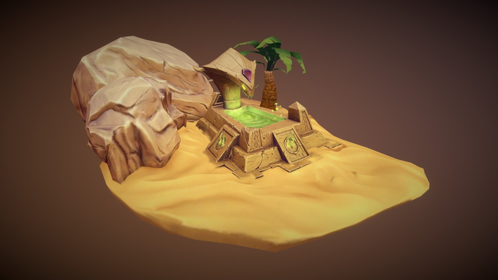 Snake Shrine - 3D model by kakochka [4e94bbf] - Sketchfab