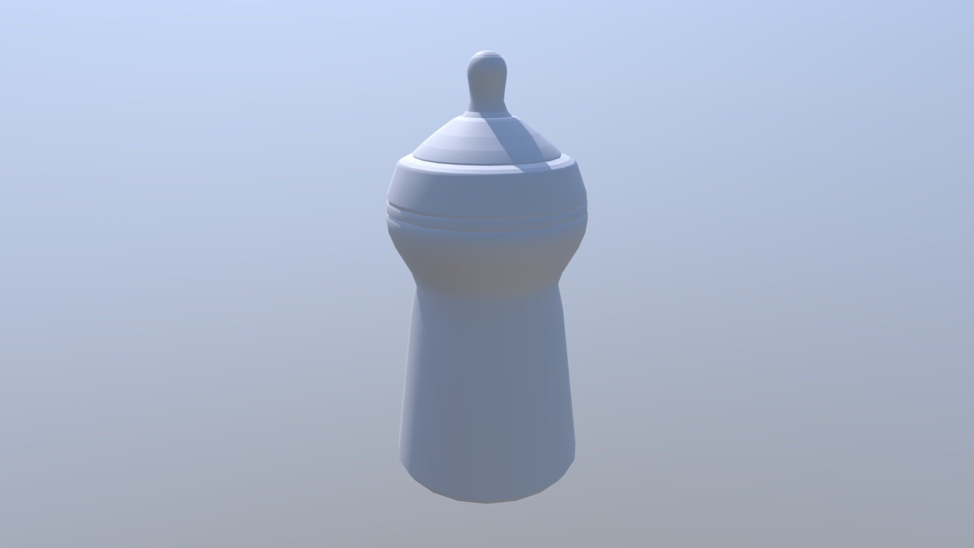 simple bottle - 3D model by eestevan [4e952d1] - Sketchfab