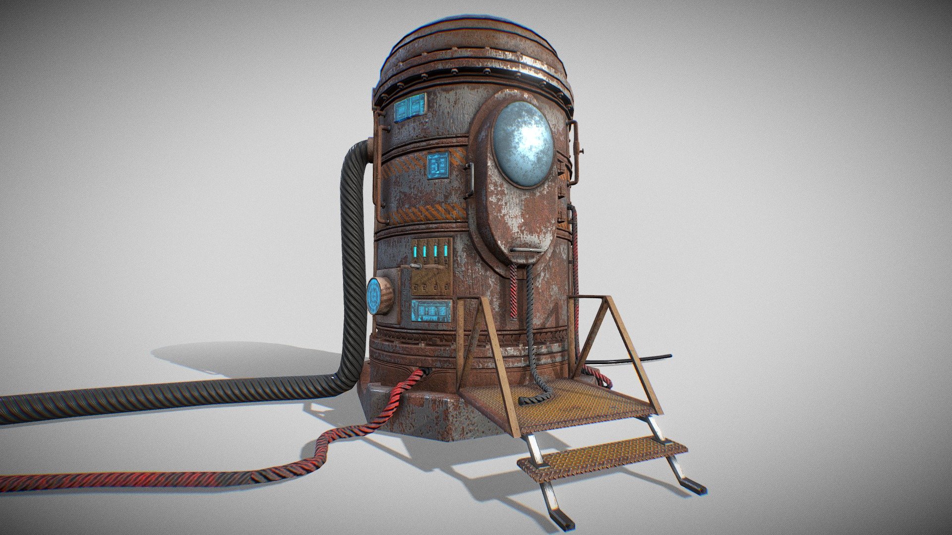 Cryo-Generator - 3D model by Math_Fry (@Frydman.M) [4e95aa4] - Sketchfab