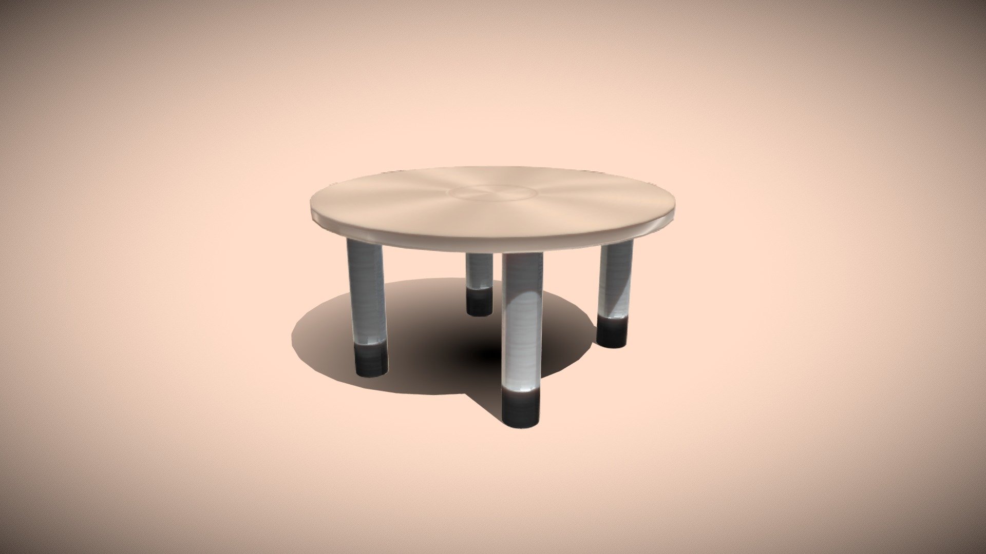 Circular Table - Download Free 3D model by Anom Purple Modelling ...