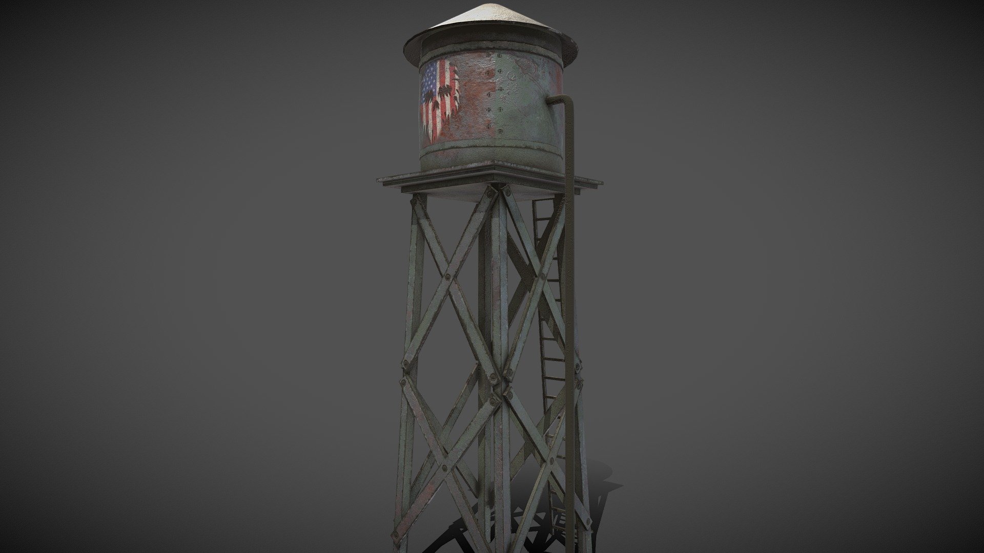 Water Tower - Download Free 3D model by Mehdi Shahsavan (@ahmagh2e) [4e98f8c] - Sketchfab