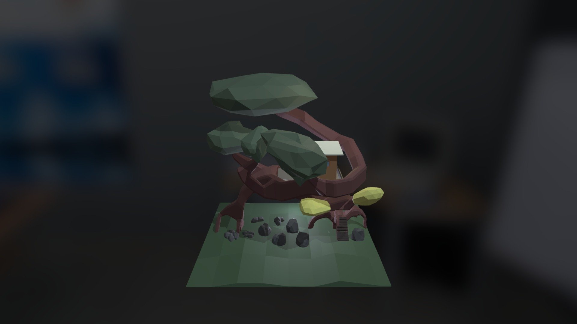 Tree House - 3D model by Pong.Tangprasertwut [4e998ba] - Sketchfab