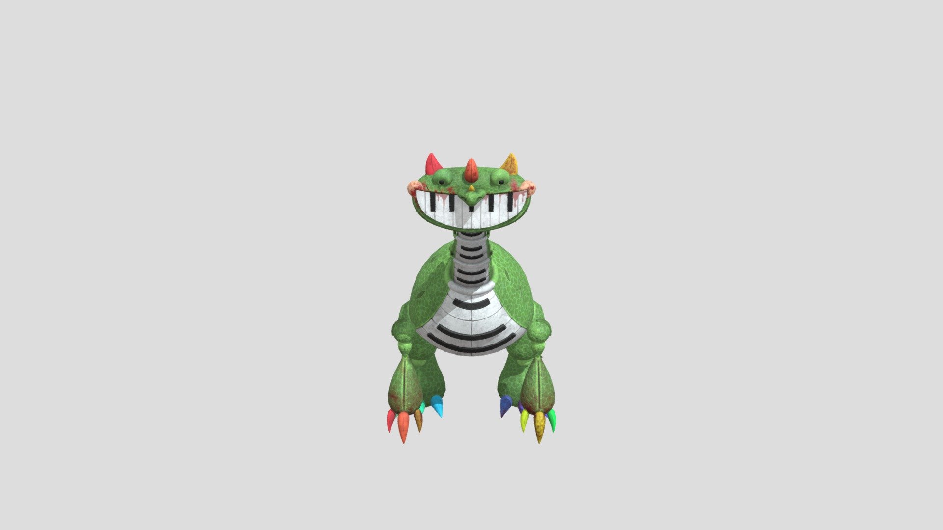 Pianosaurus - 3D model by I.likeGUTS [4e9b56e] - Sketchfab