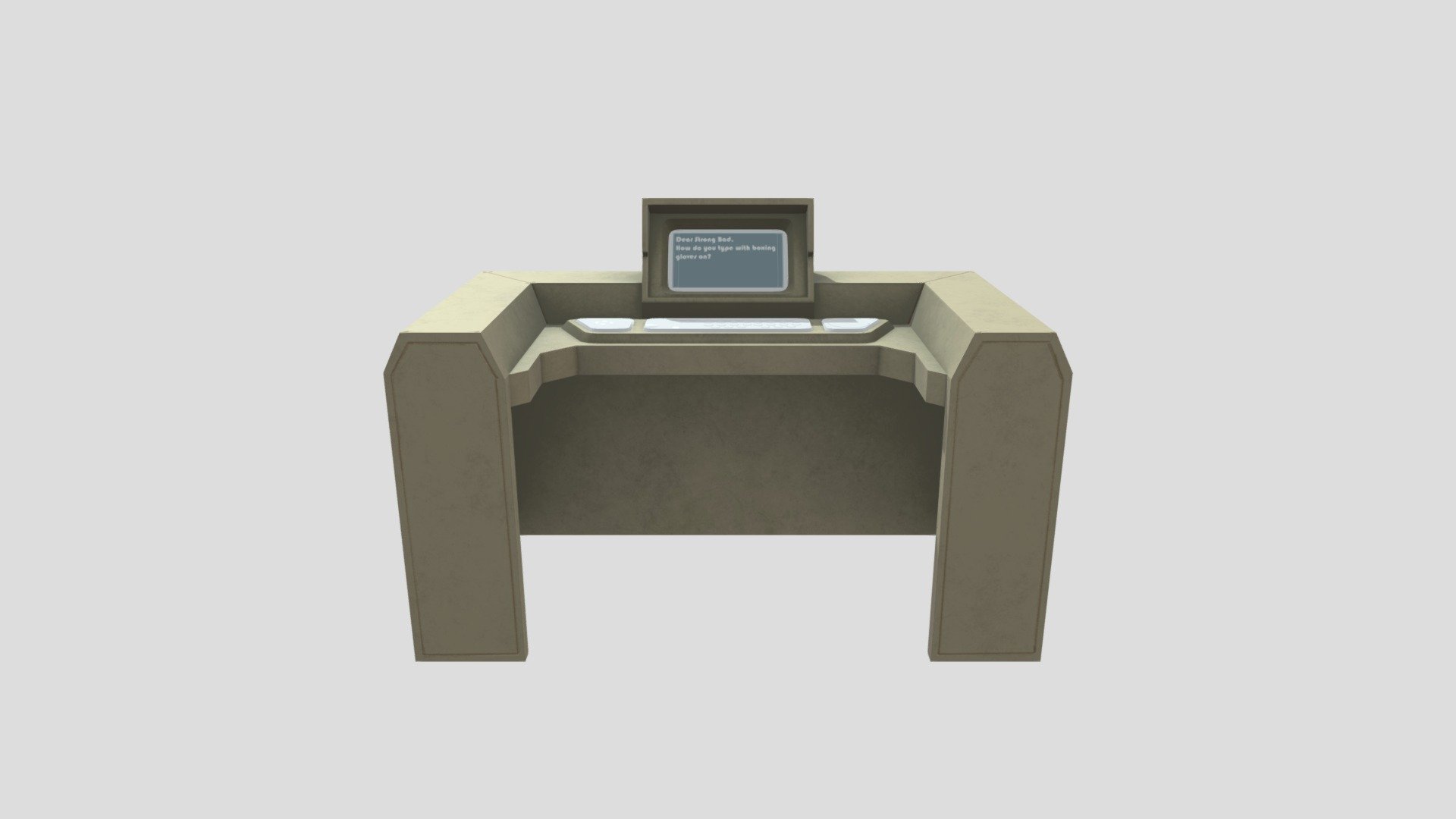 Computer (Inspired by Strong Bad Emails) - Download Free 3D model by ...