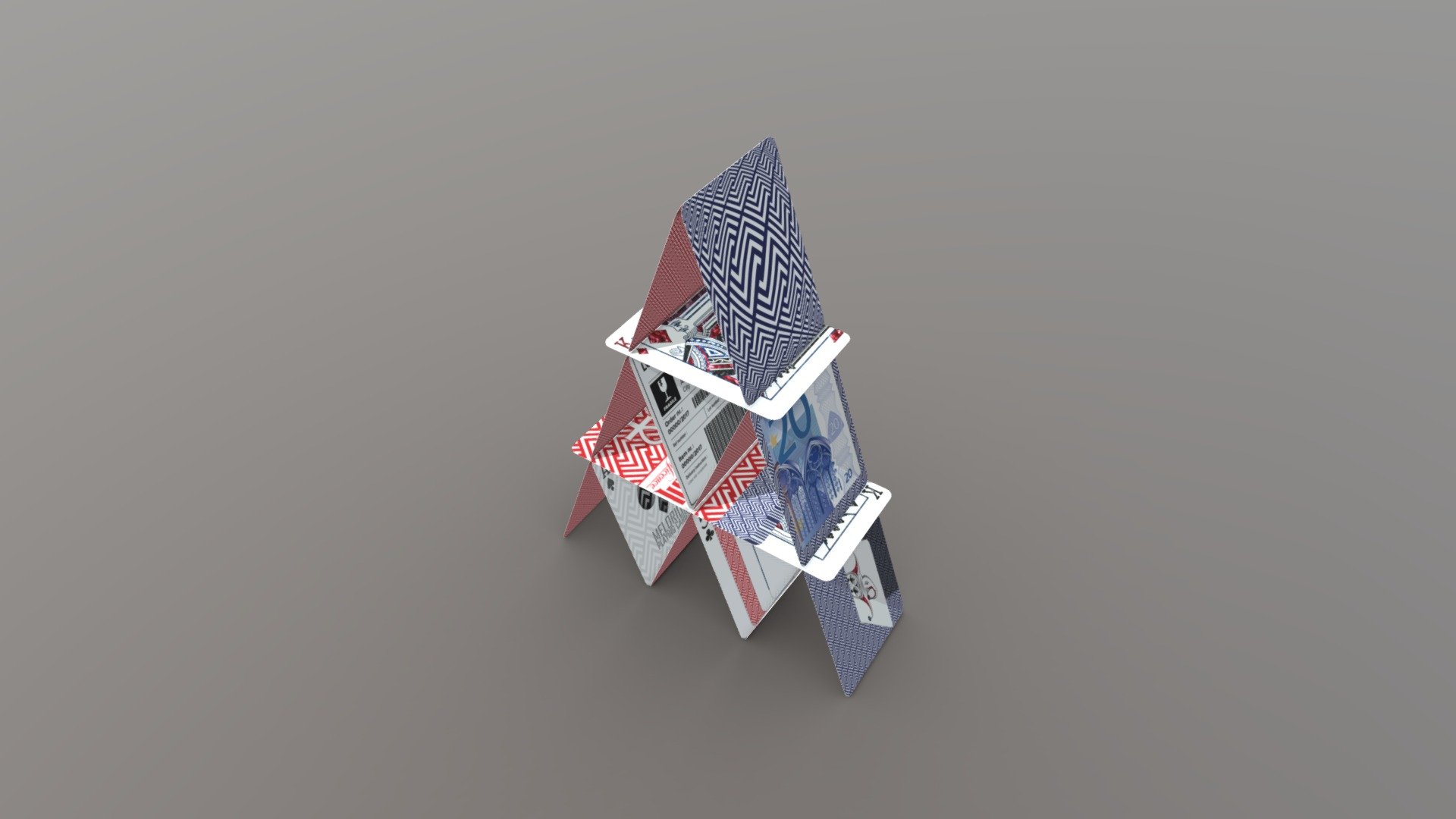 House Of Cards - 3D model by Neil Erua (@Neil_Erua) [4e9bd65] - Sketchfab