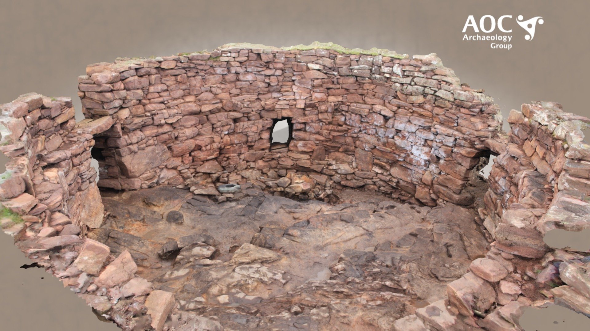 Clachtoll broch interior - 3D model by AOC Archaeology Group ...