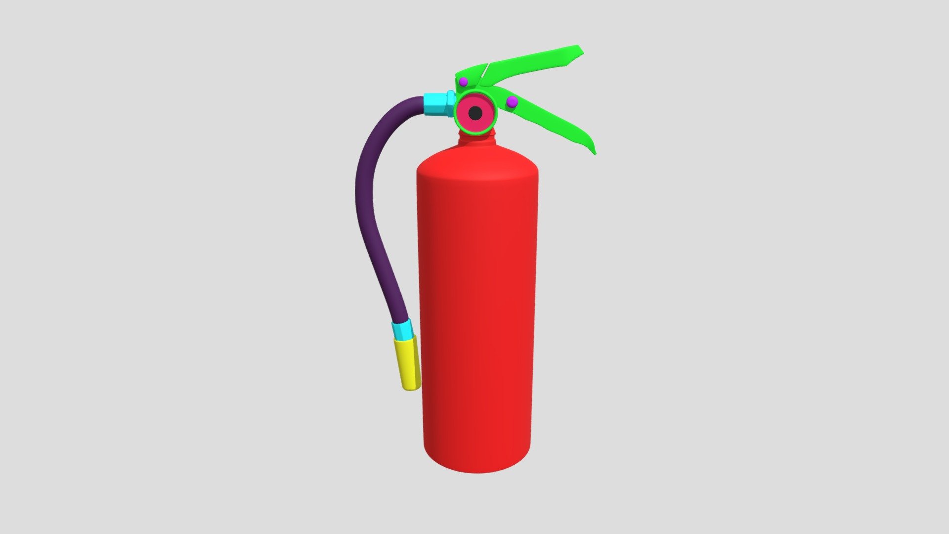 Extinguisher - 3D model by Vladimir Pandrea (@sobieschi2004) [4e9d000 ...