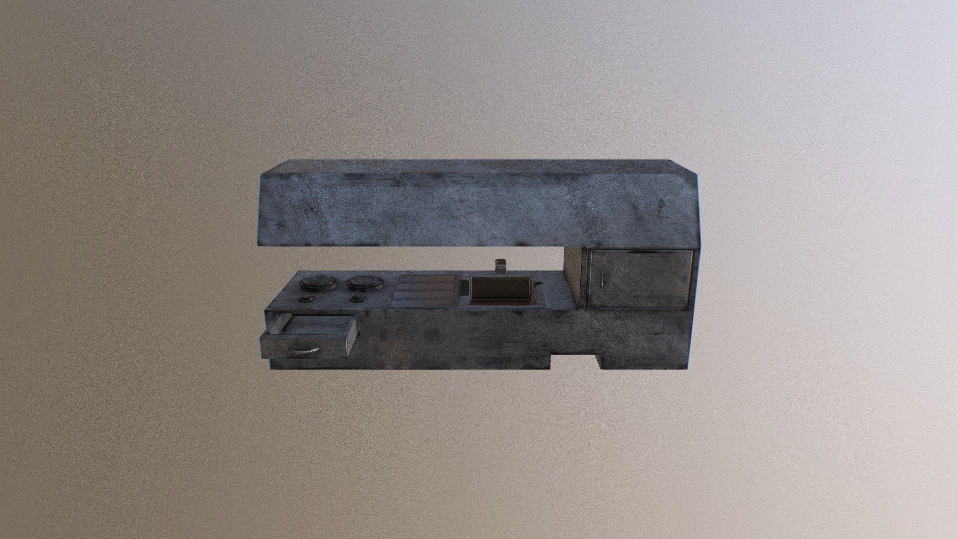 Cooking Unit. - Download Free 3D model by SJWalker [4ea1685] - Sketchfab