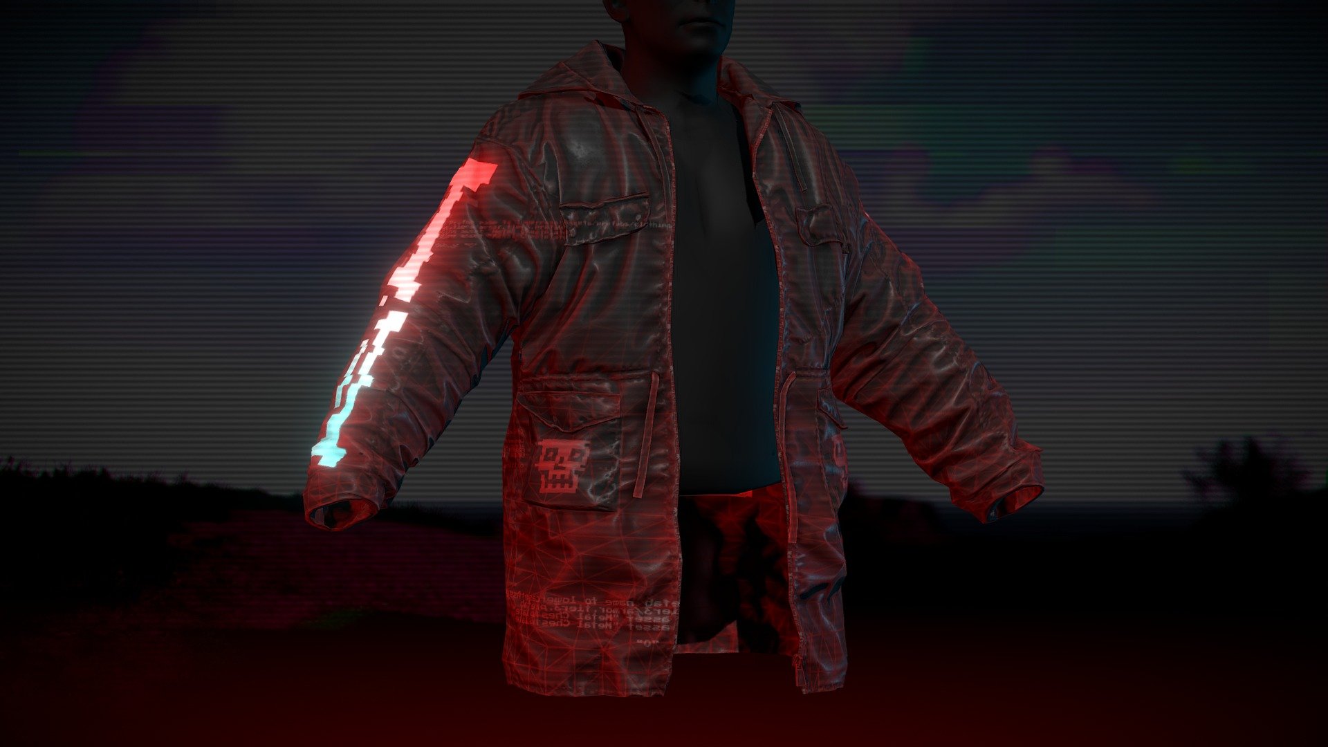 Corrupted Jacket - Download Free 3D model by Liam Moffitt (@divadan ...