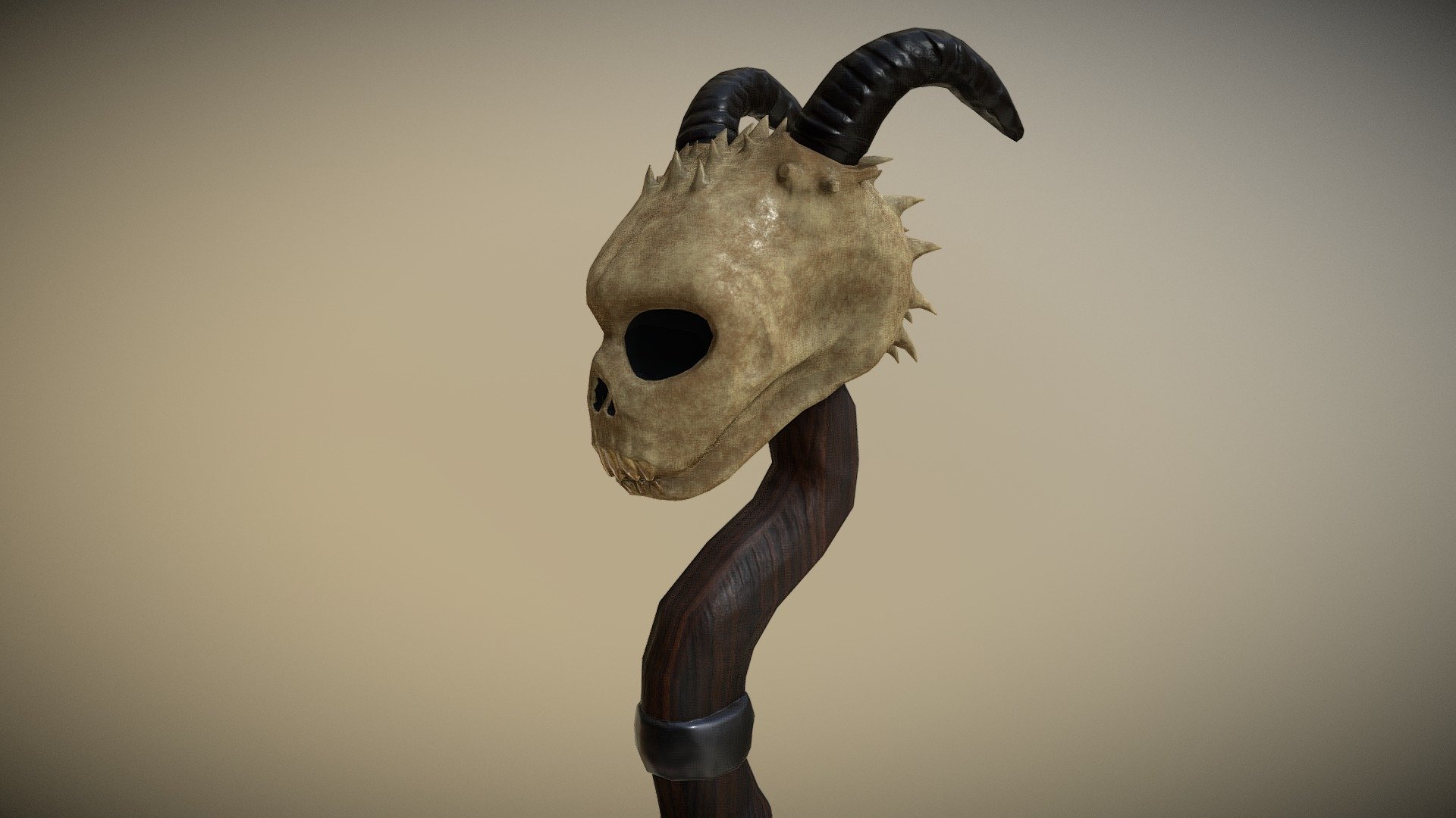 Necromancer's Staff - 3D model by Joan Surís (@Sure) [4ea3282] - Sketchfab