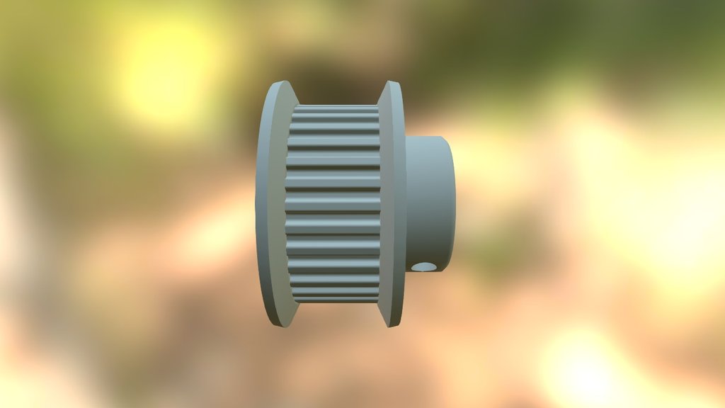 Timing Pulley 32T同步带轮 - 3D model by Makeblock [4ea34c4] - Sketchfab