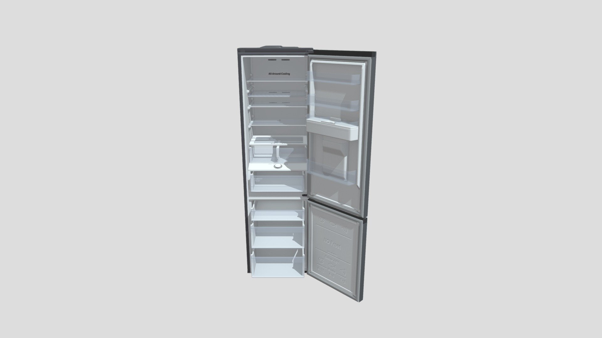 Refrigerator - 3D model by Hexa (@hexa_partner) [4ea4587] - Sketchfab