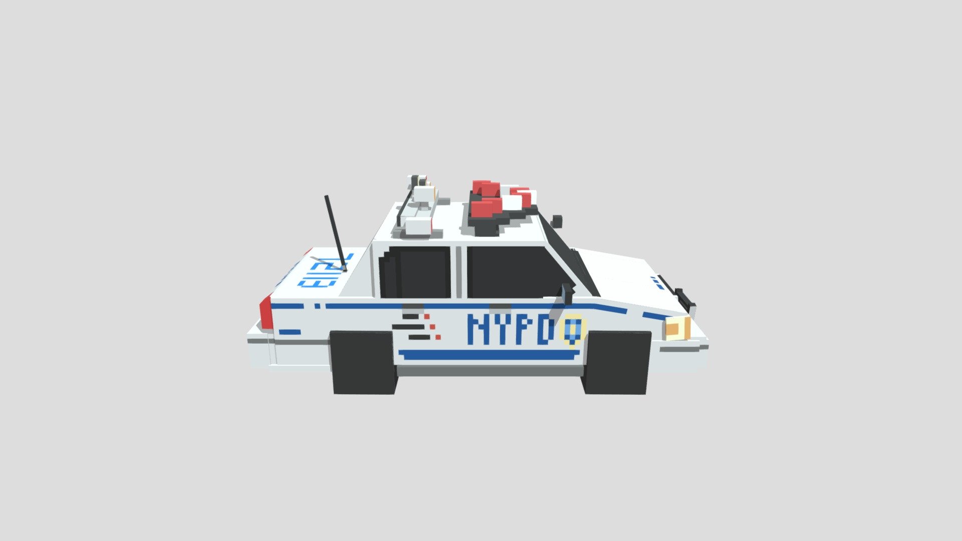 NYPD Crown Victoria P71 Blocky - Download Free 3D model by Bloxy Notes ...