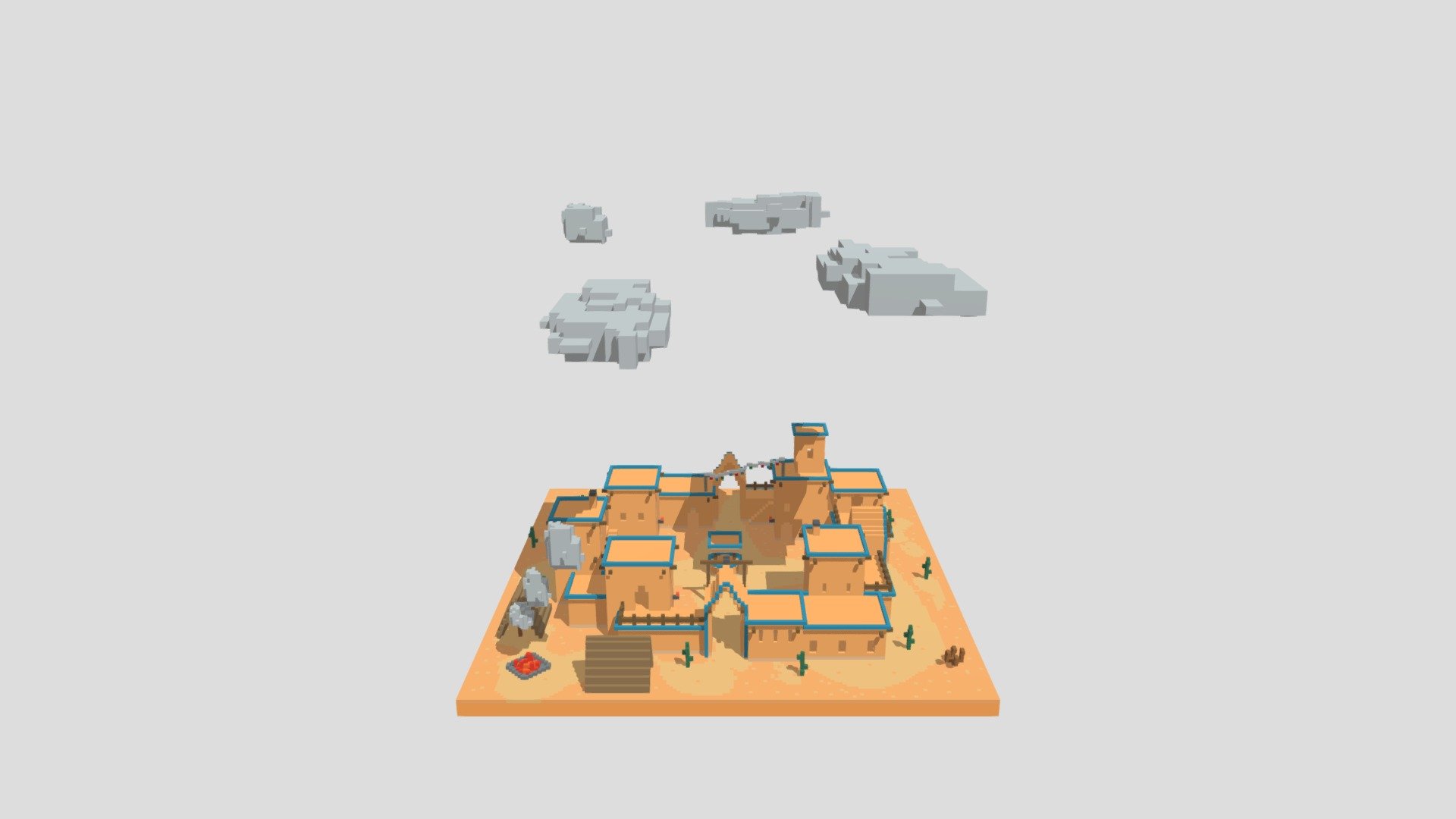Sand Village - 3D model by kuuze42 [4ea7f50] - Sketchfab