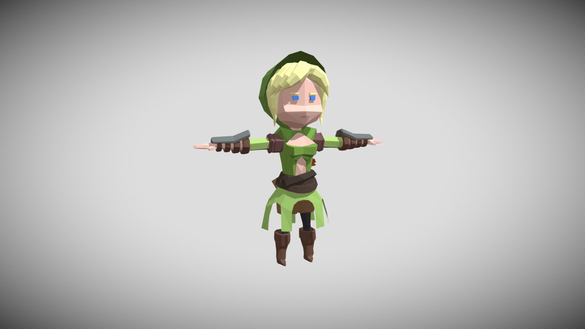 MC Character 10 Standing Idle - 3D model by UFRE Studio (@ufrestudio ...