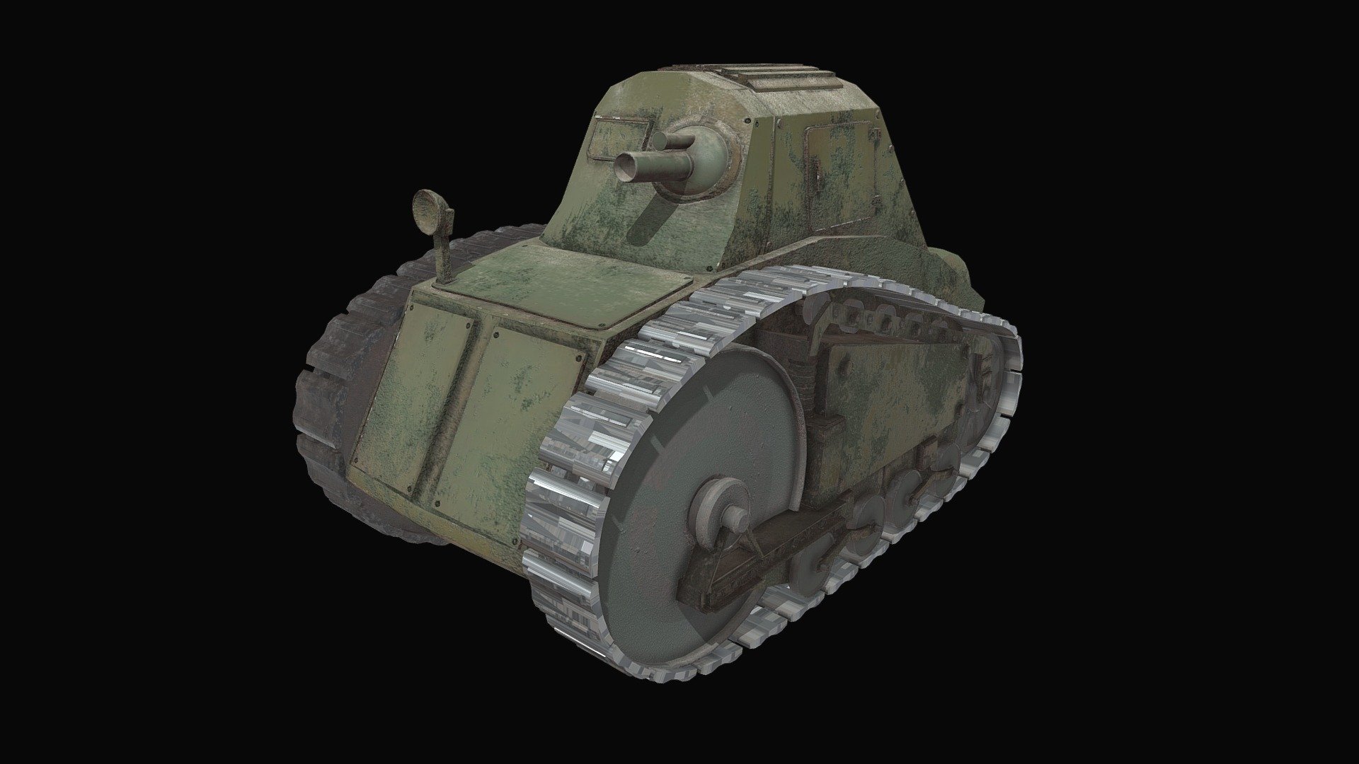 Peugeot Char 1918 37mm tank/SPG - Download Free 3D model by leoxx300 ...