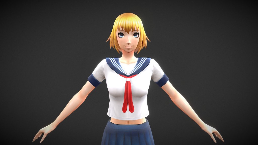 Student - 3D model by YOURS (@double2) [4ea8fe4] - Sketchfab