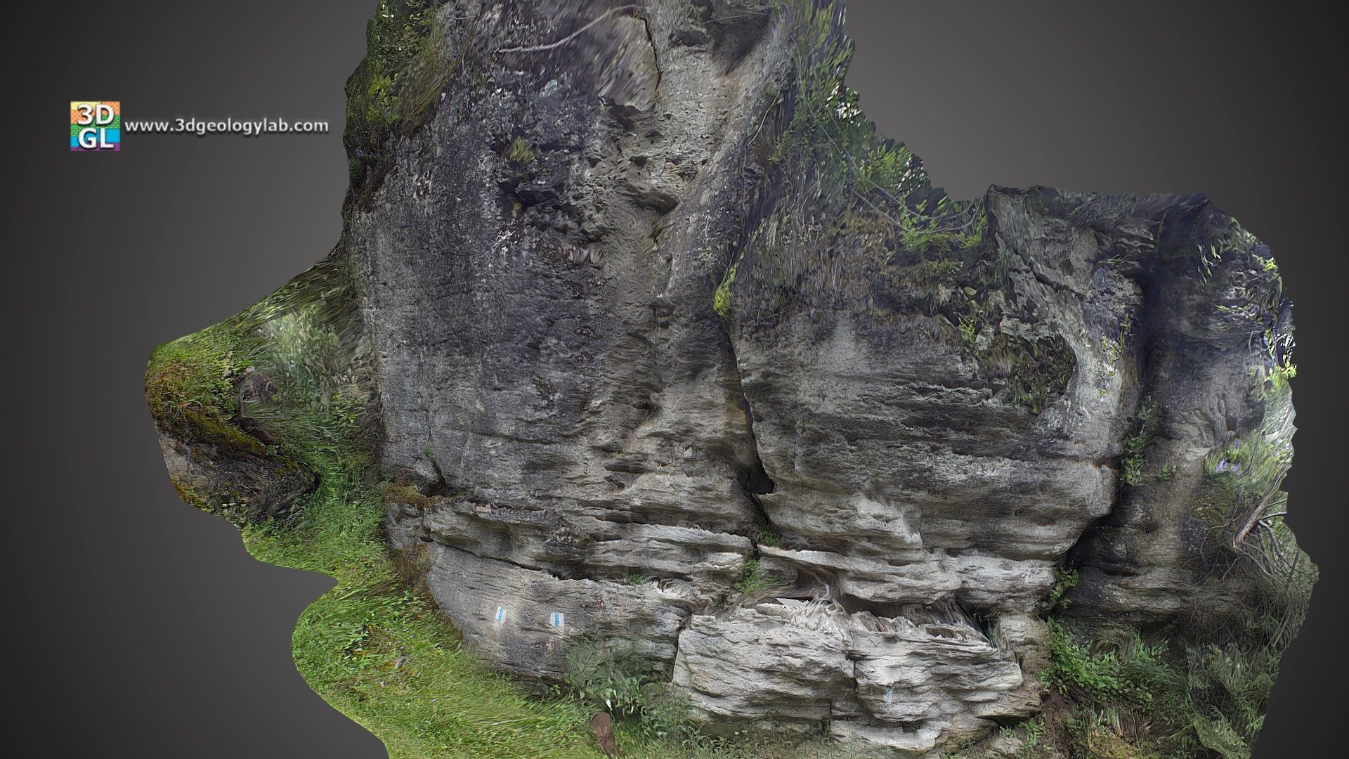 Outcrop - H152 - 3D model by 3D Geology Laboratory (@3DGeologyLab) [4ea9d5f] - Sketchfab