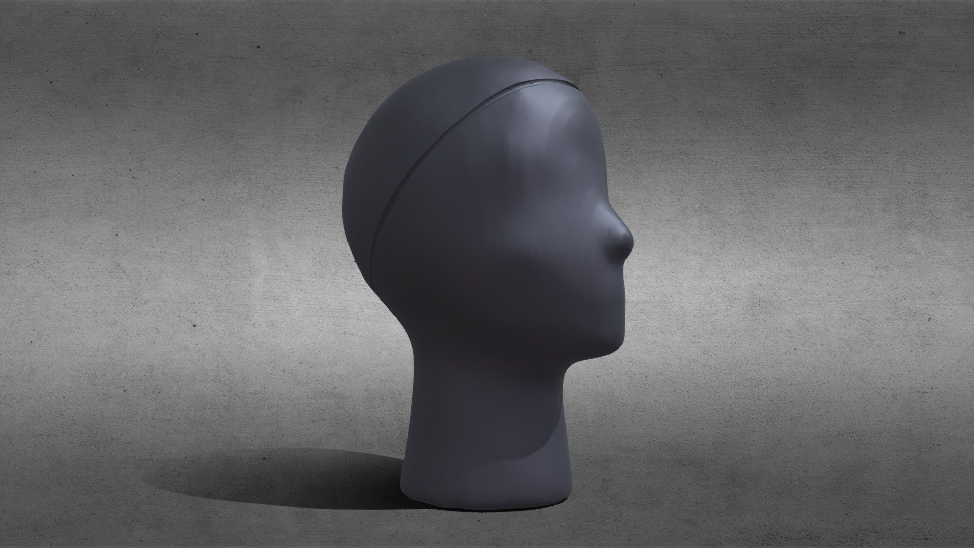 Papier-mâché Dummy-Head (for Hat-Making) - Download Free 3D model by ...