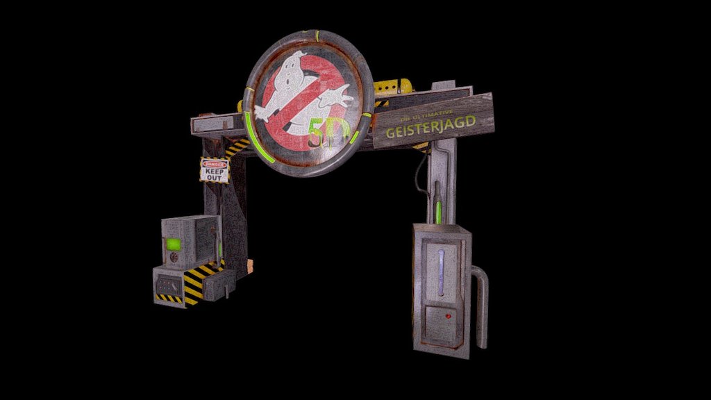 Ghostbusters HeidePark Portal - 3D model by VoxelWolves (@RafaelVicente ...