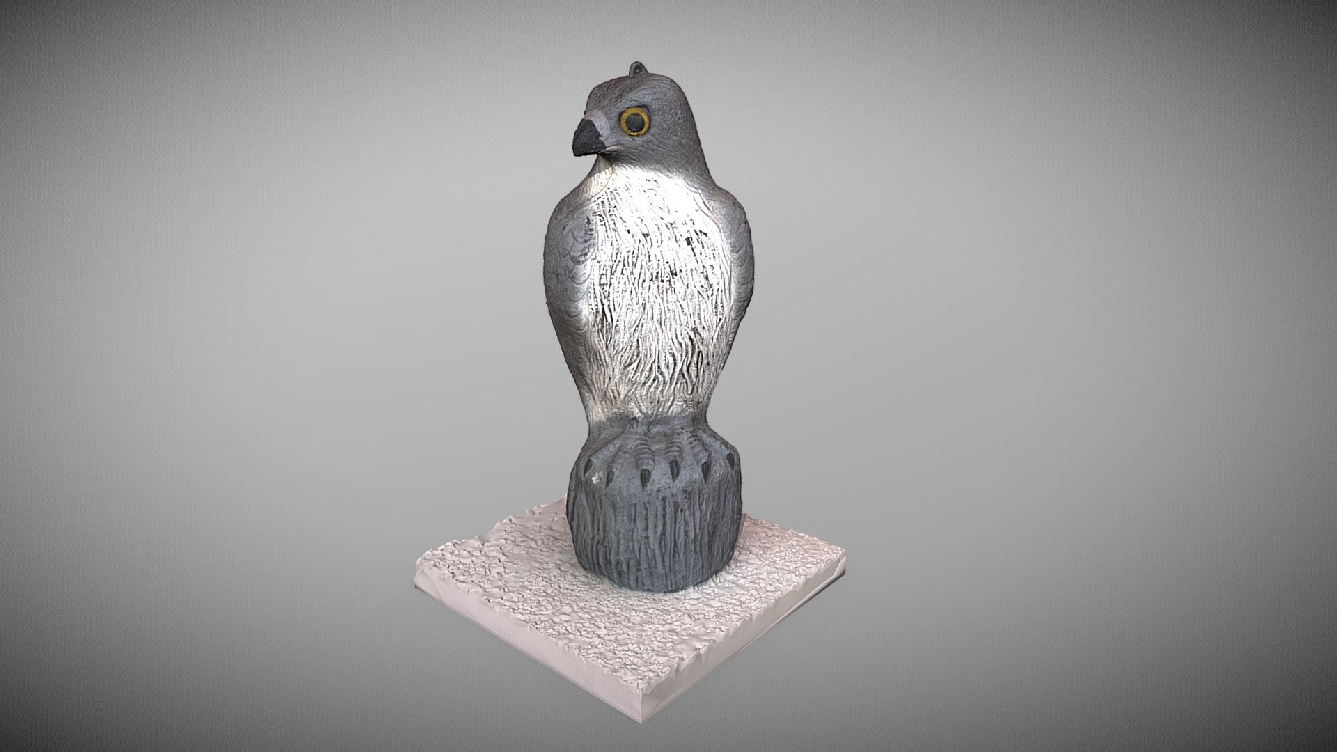 Estatua Halcón - Buy Royalty Free 3D model by Diego Clemente ...
