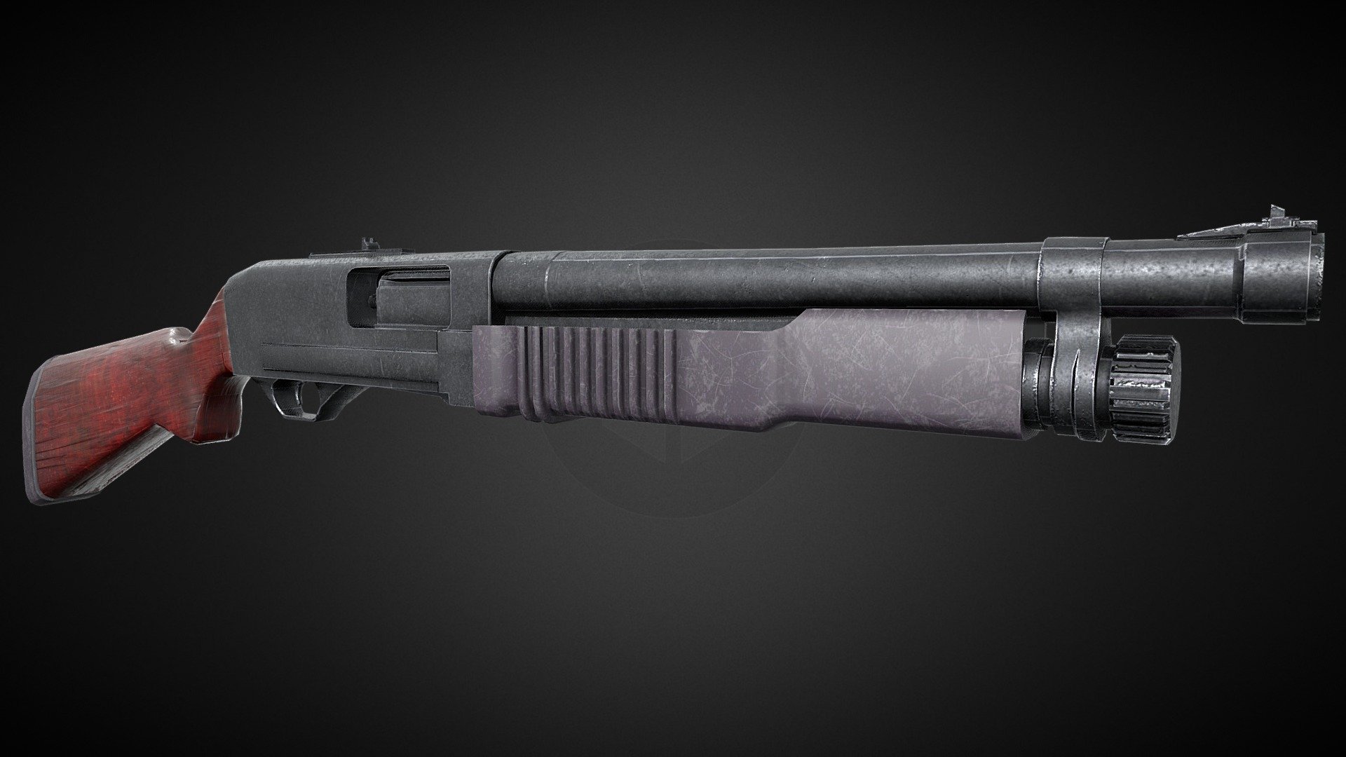 KS-23 Shotgun - Download Free 3D model by Sassiska [4eb0043] - Sketchfab