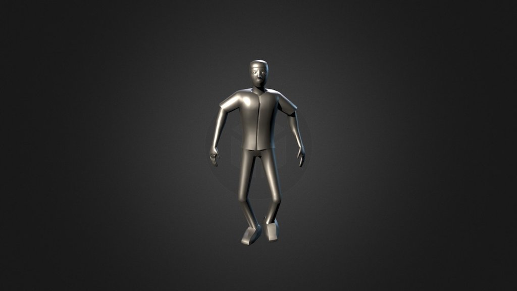 Character (No texture) + WALK - 3D model by RaulH [4eb00d1] - Sketchfab
