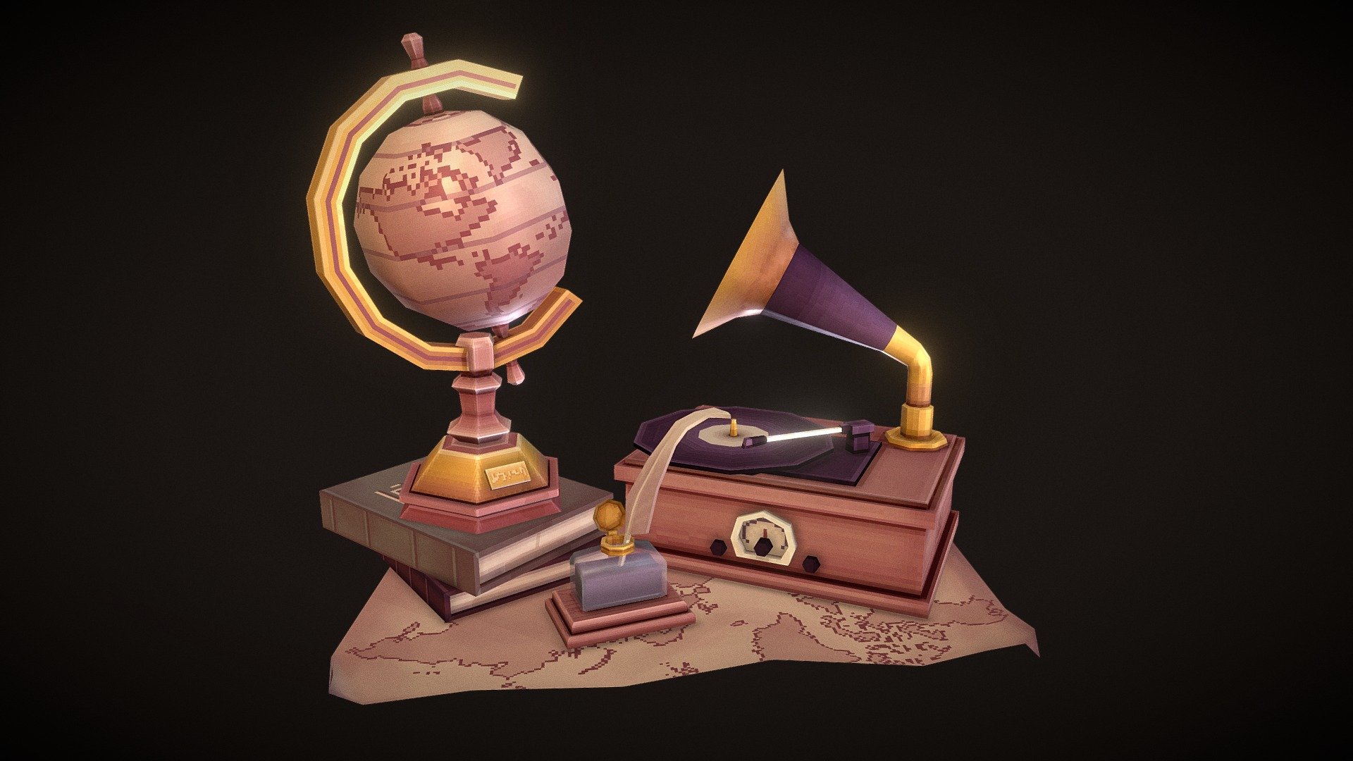 Archaeologist Props - Download Free 3D model by EllaSkii [4eb176a ...