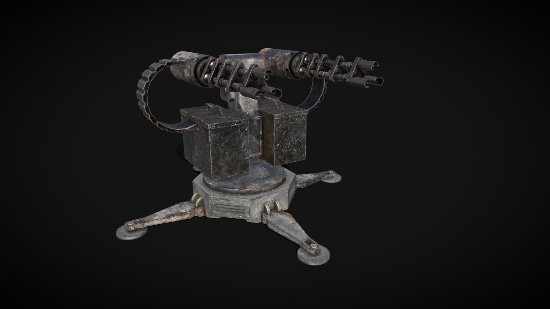 Sci-Fi Sentry Gun - Buy Royalty Free 3D model by Clockwork Creations ...