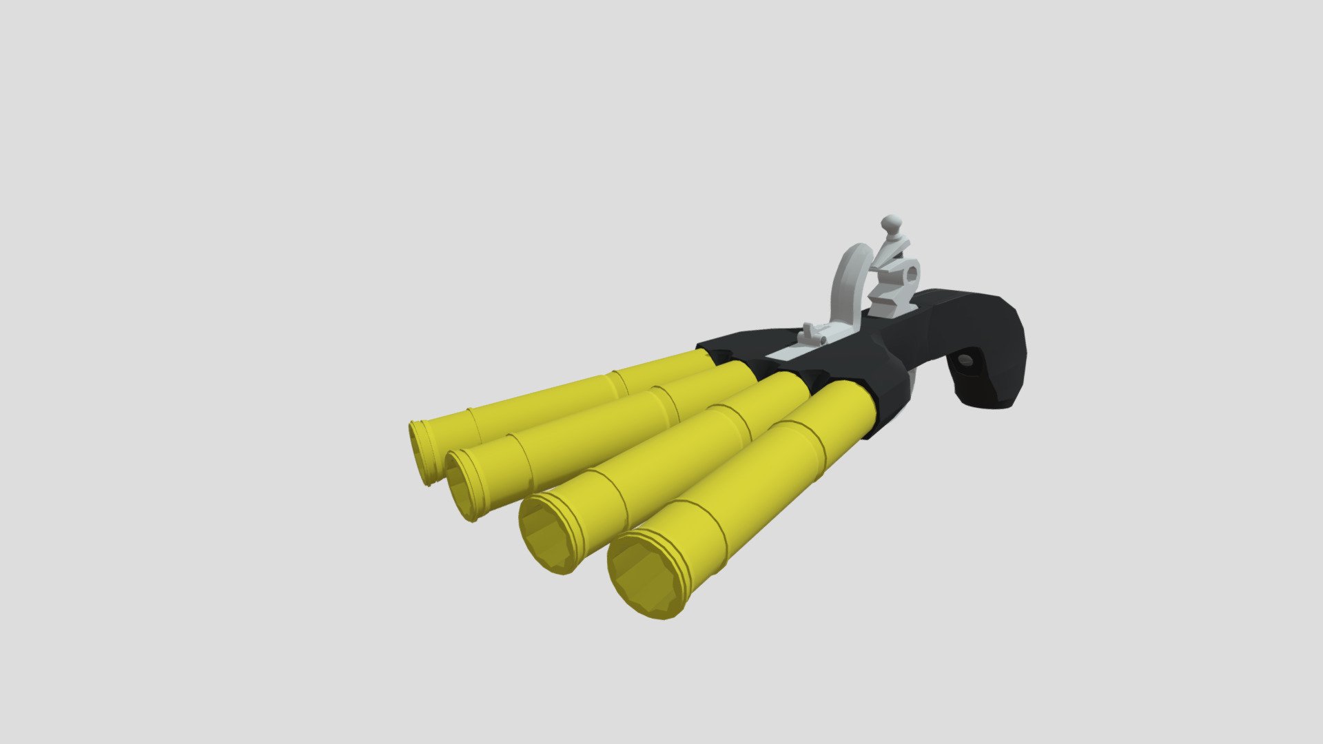 Duck Foot Gun - 3D model by baileyster [4eb3c4b] - Sketchfab